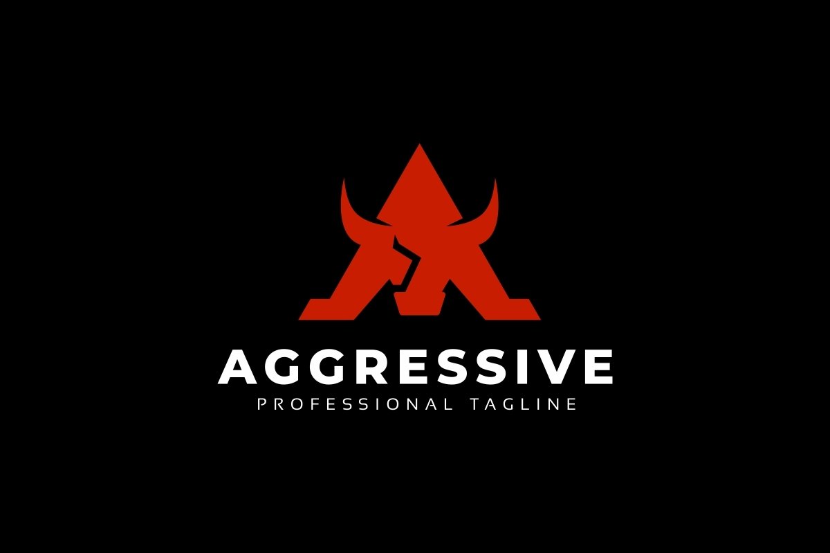 Aggressive Bull Logo (666573) | Logos | Design Bundles