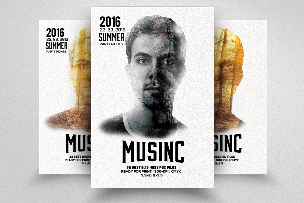Artist Music Flyer (140469) | Flyers | Design Bundles