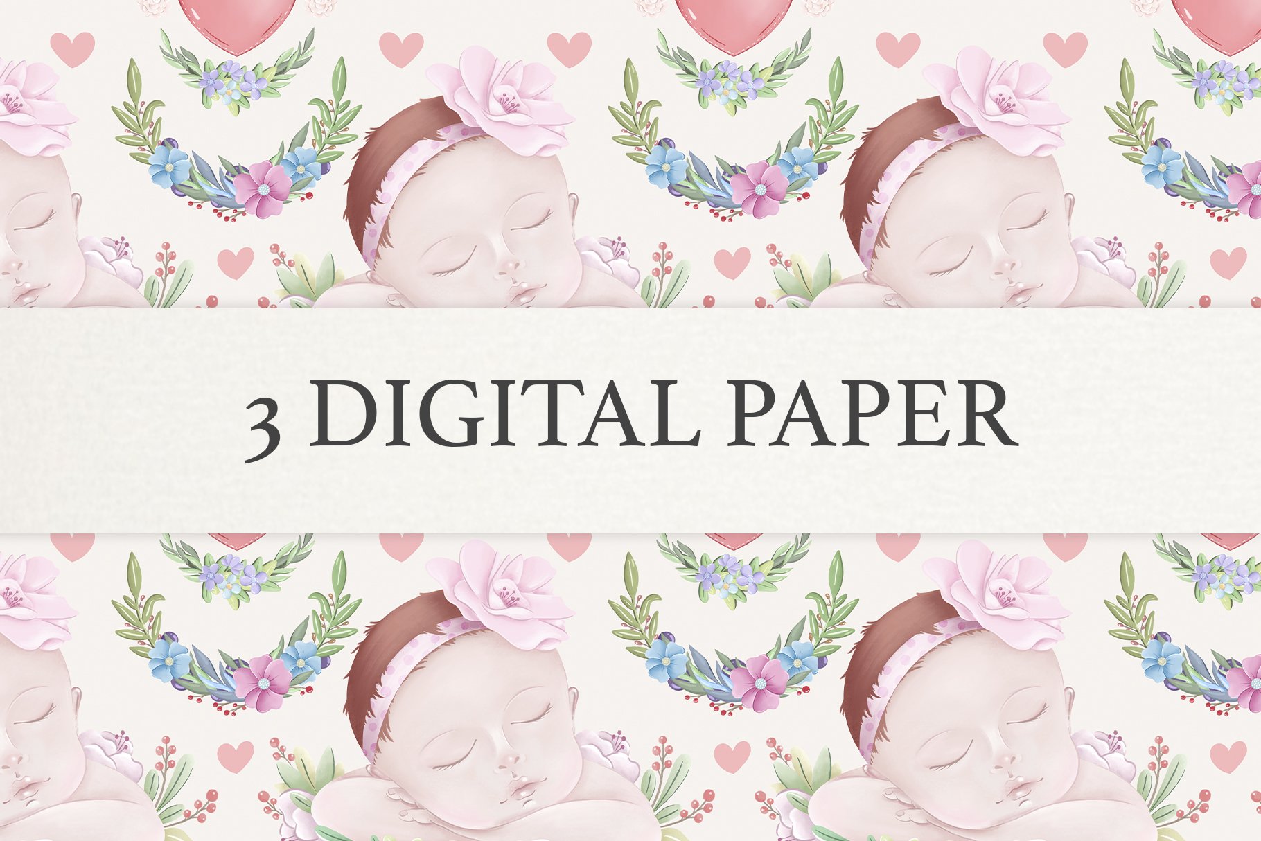 Nursery Digital Paper collection, Seamless Patterns (775357) | Patterns ...