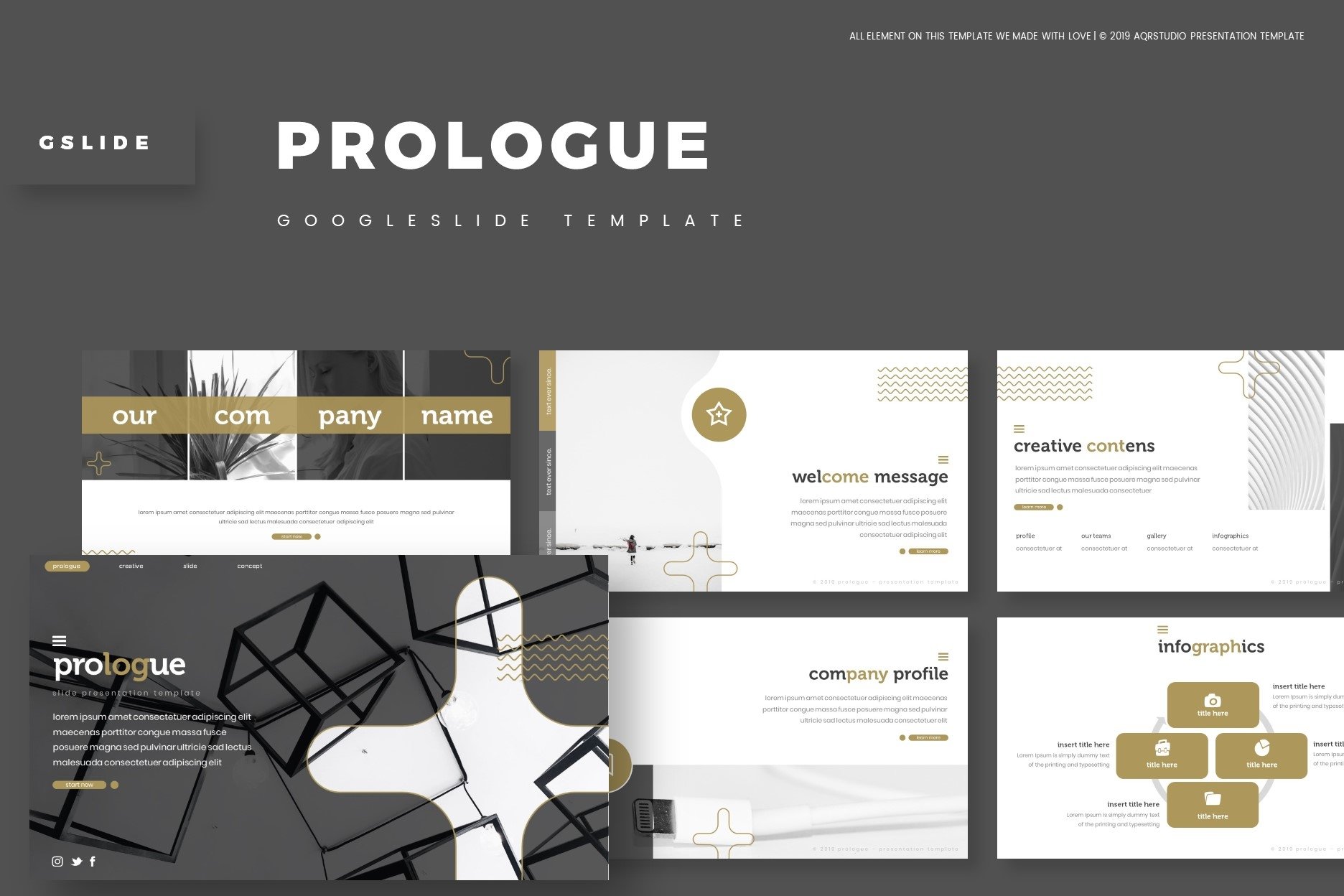 Prologue - Google Slide Template (334904) | Presentation Templates ...