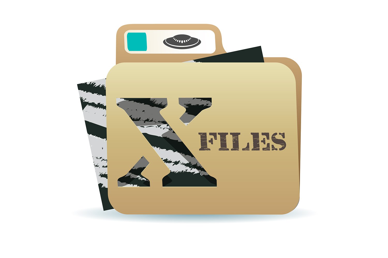 x files folder icon (1343509) | Icons | Design Bundles