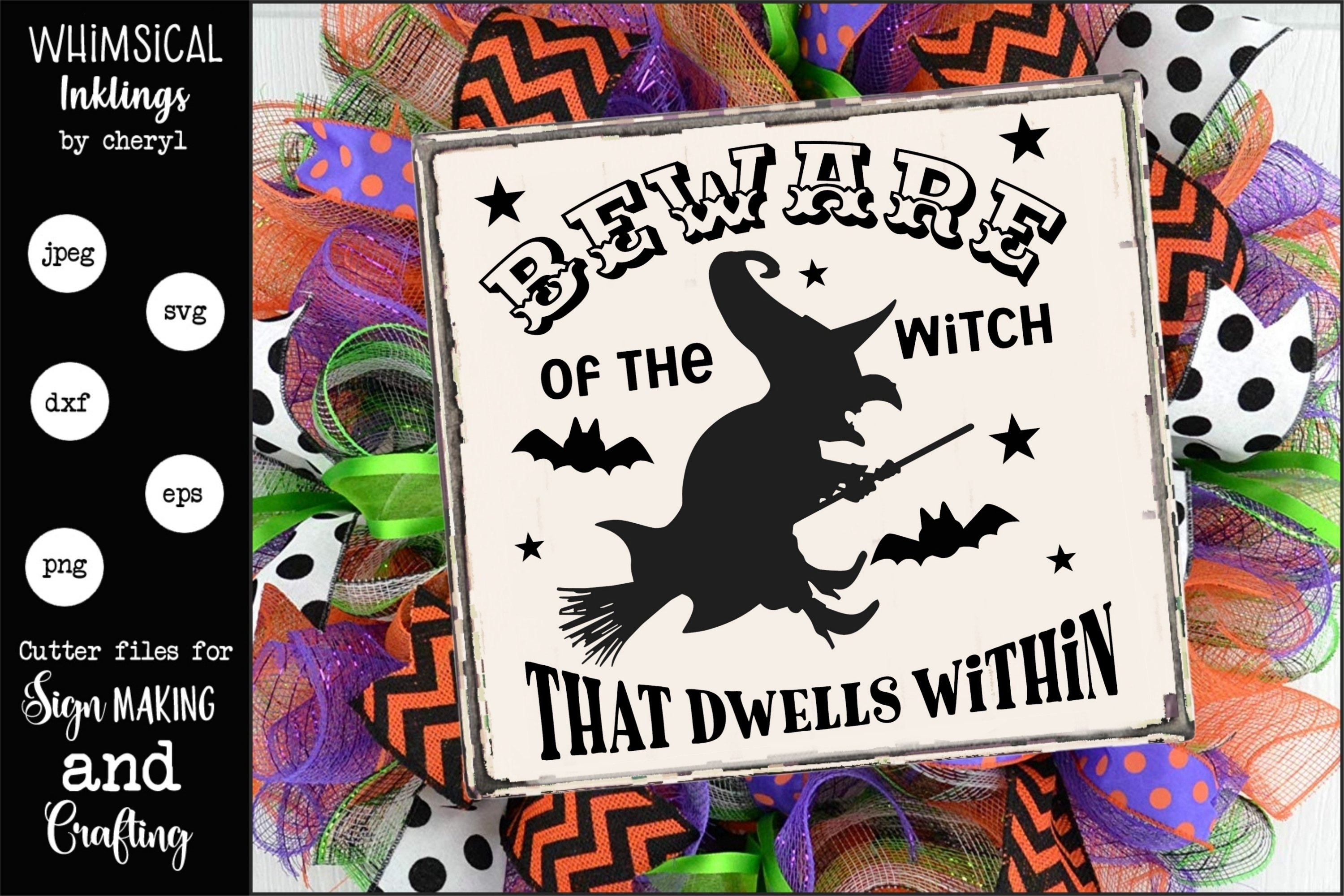 Beware Of The Witch SVG (302394) | SVGs | Design Bundles