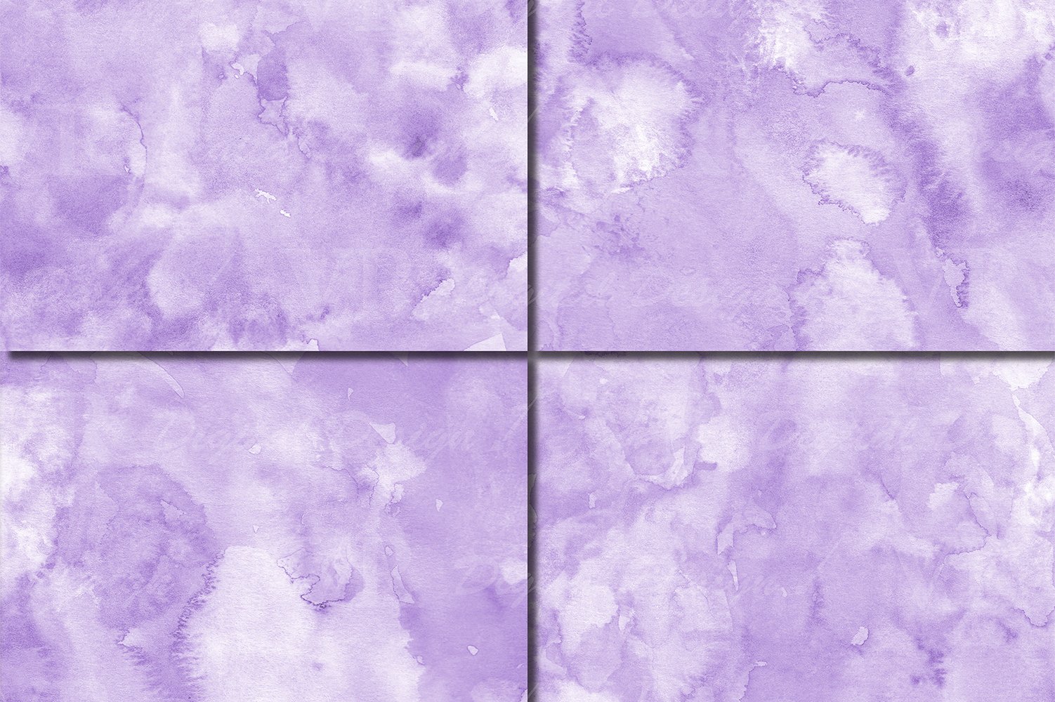 Lavender Watercolor Digital Paper / Handpainted textures (734874 ...
