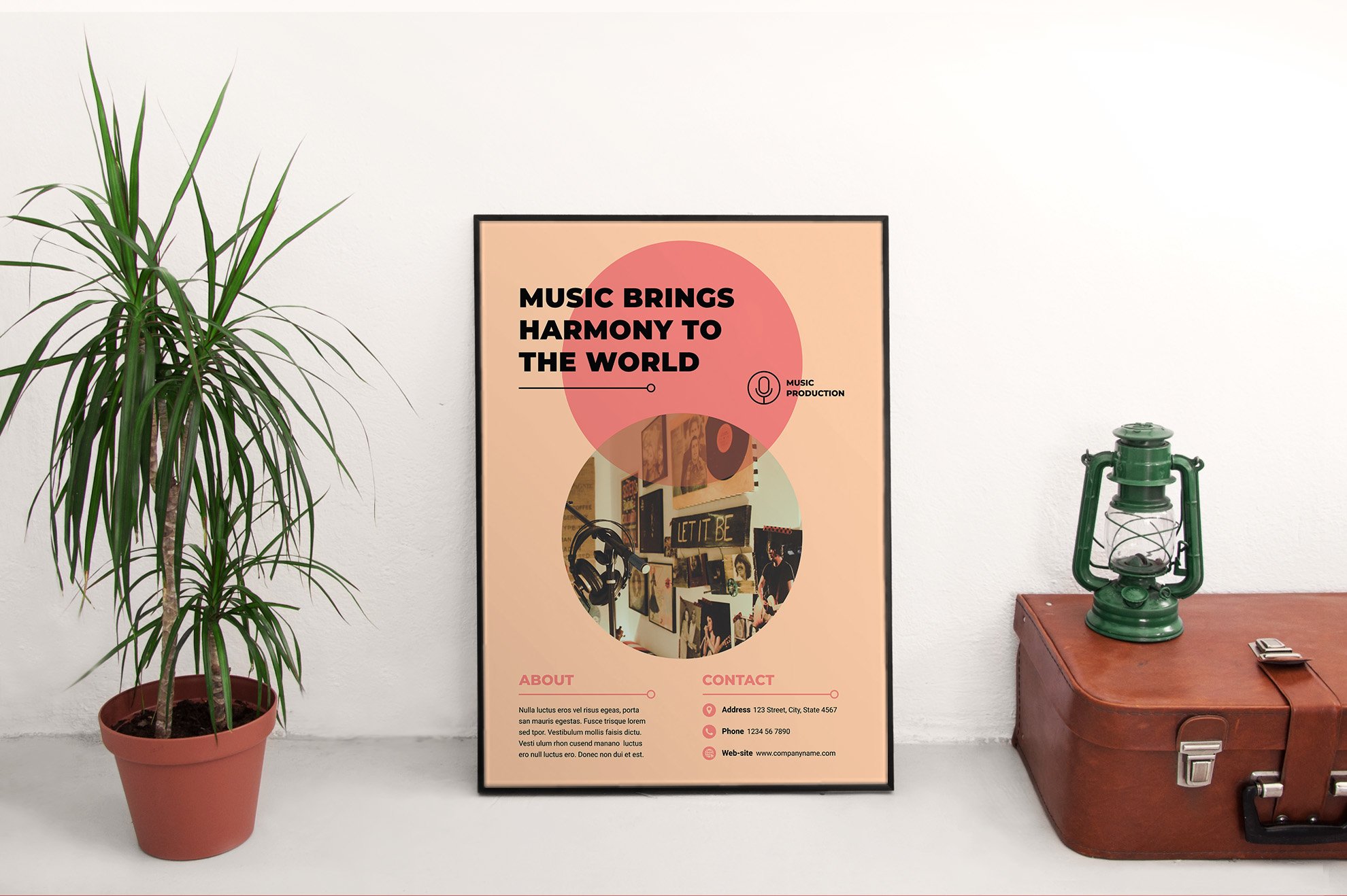 Music Production Poster (443096) | Flyers | Design Bundles