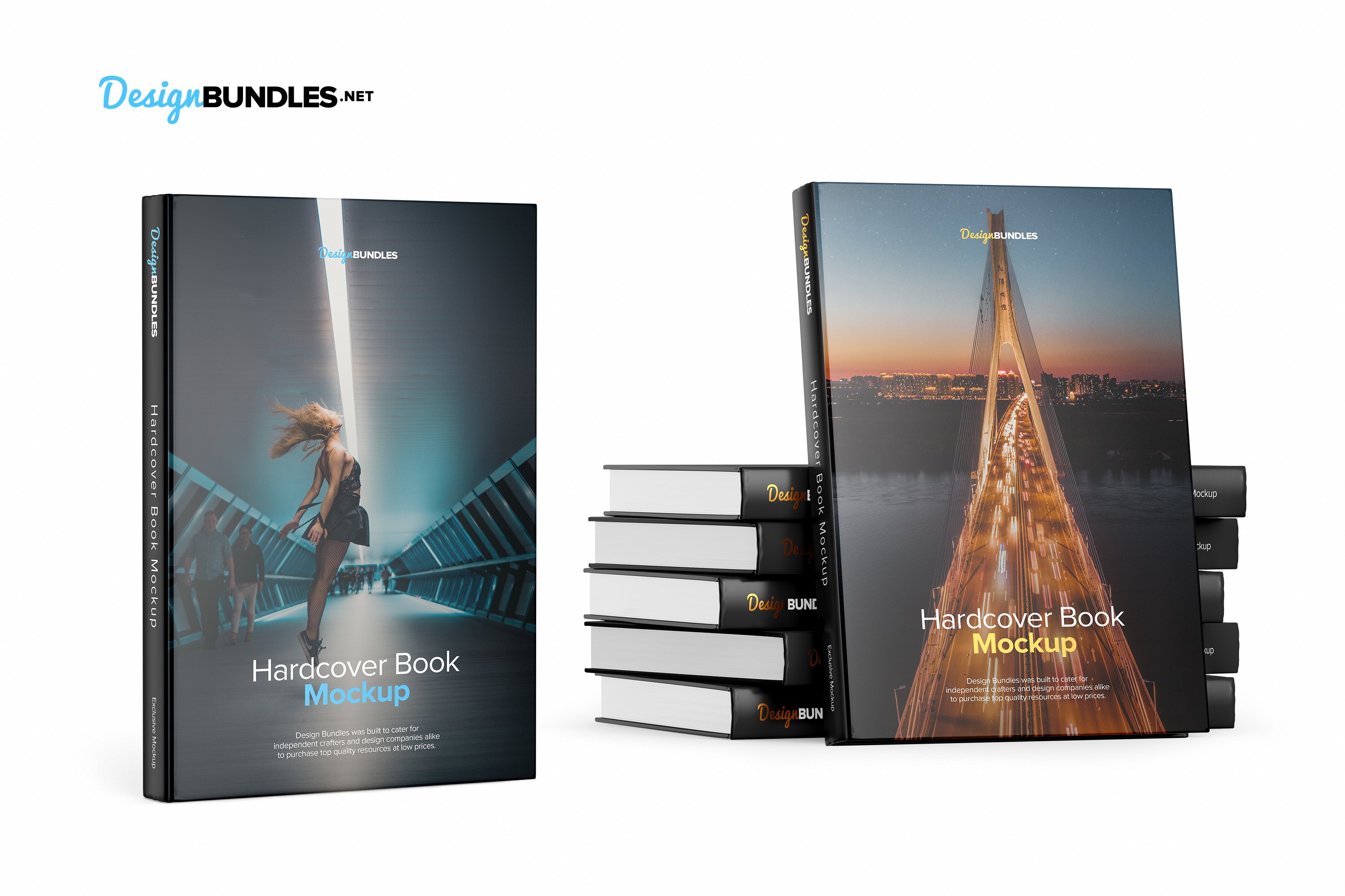 Hardcover Book Mockups