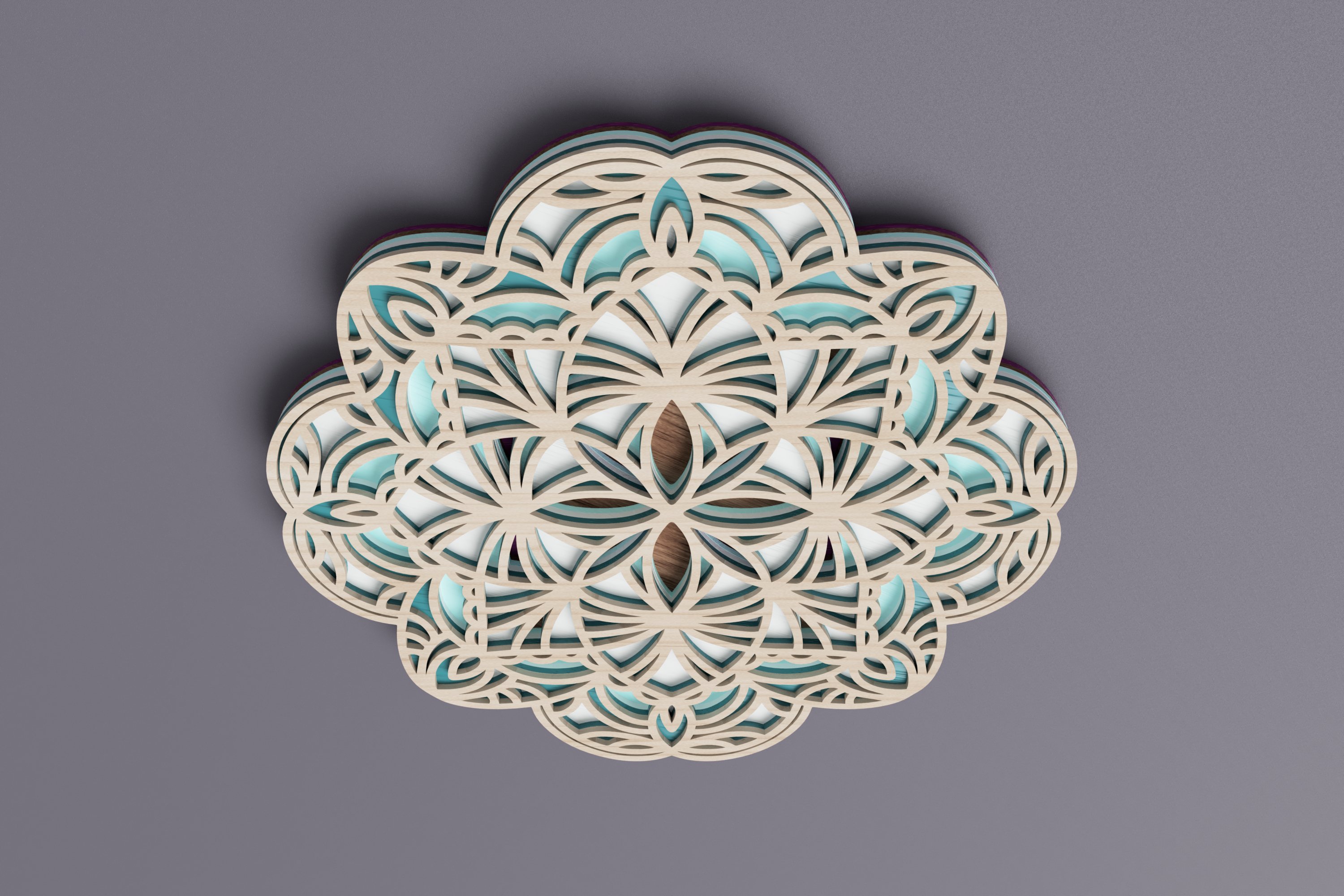 Mandala laser cut file