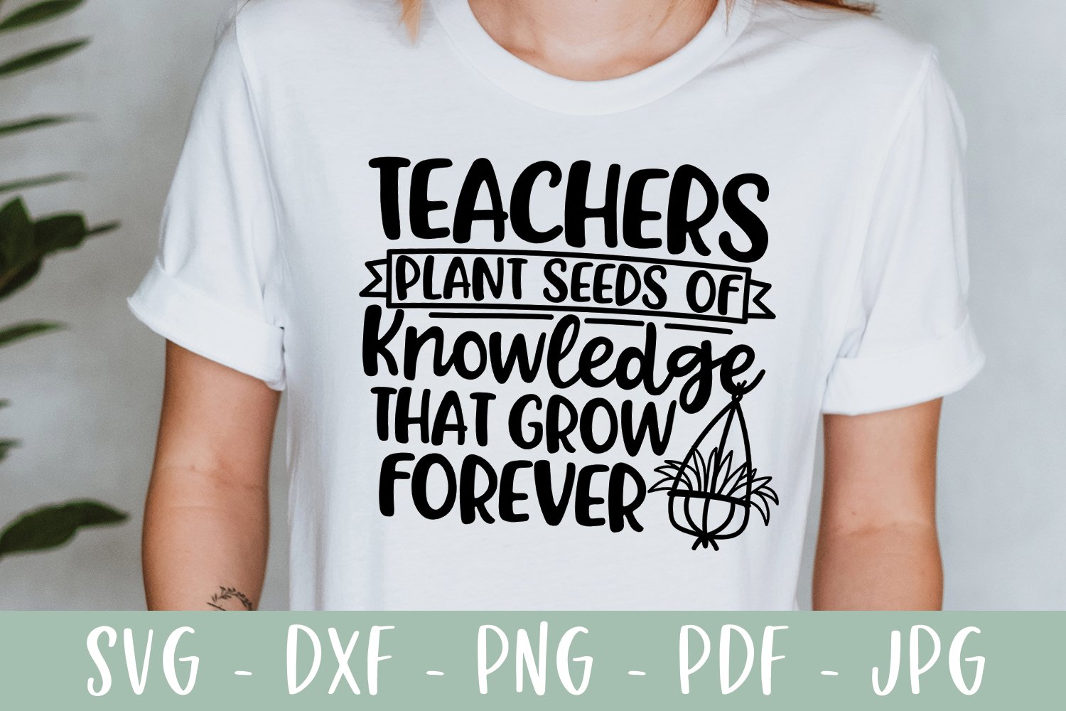 Teacher Appreciation SVG, Teachers Plant Seeds of Knowledge