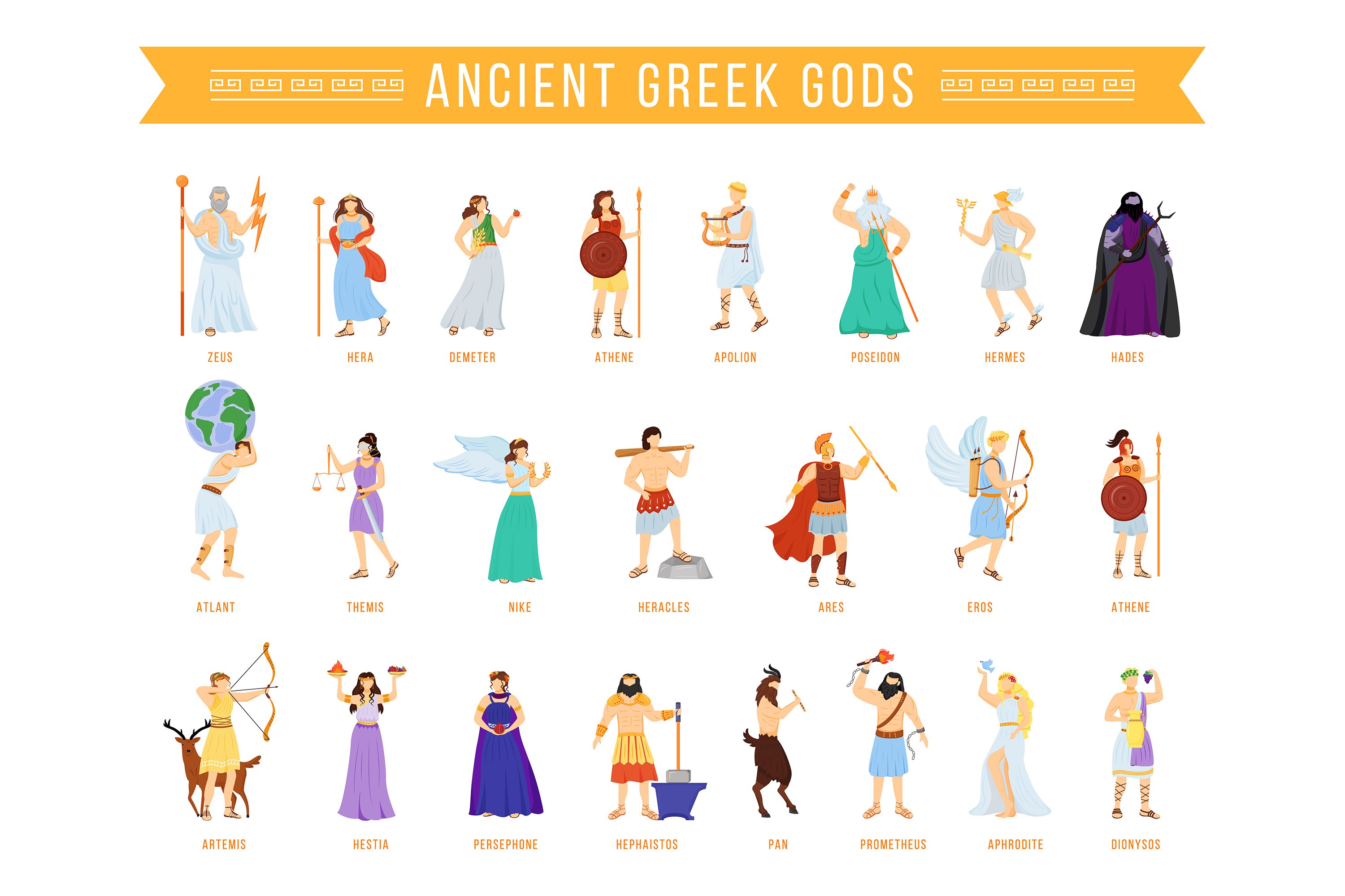 Ancient Greek Gods List Of Greek Gods XFQS