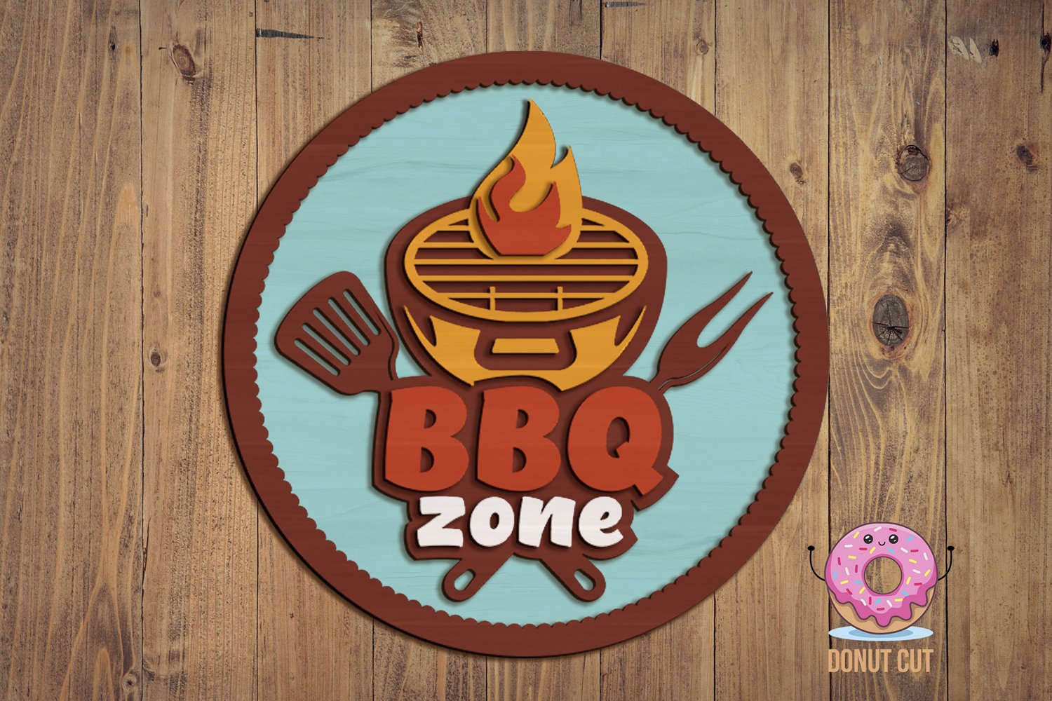 BBQ Zone laser cut files SVG for Glowforge, Cricut (1448854) | Laser ...