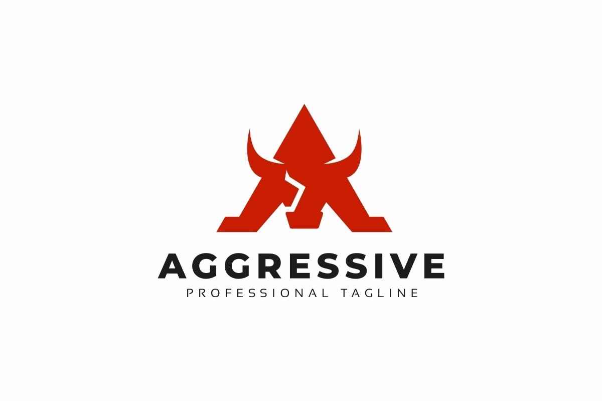 Aggressive Bull Logo (666573) | Logos | Design Bundles