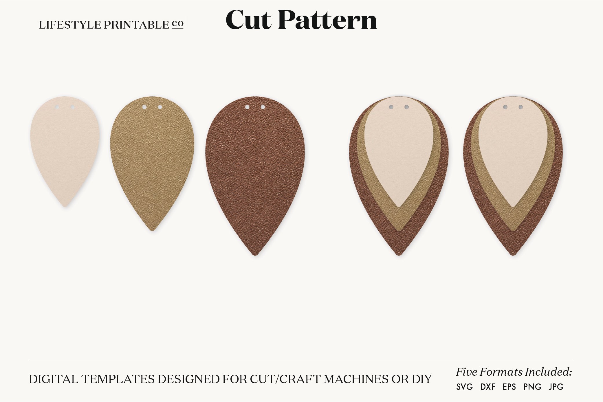 Free Svg Earring Templates For Cricut