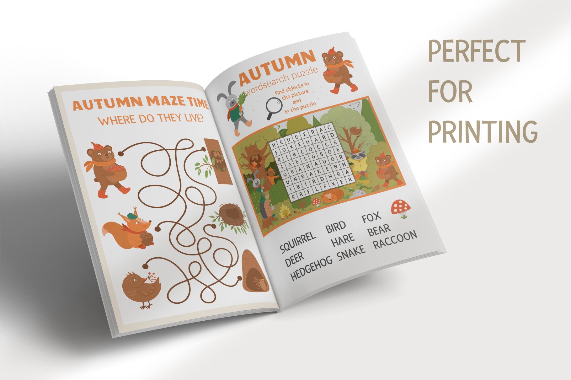 Autumn Games (819769) | Illustrations | Design Bundles