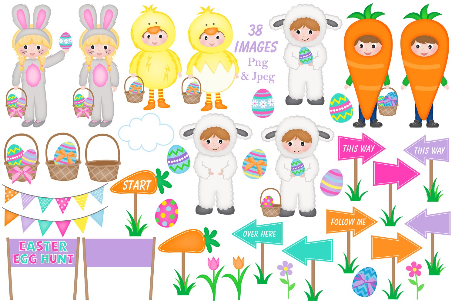 easter clipart graphics & illustrations - C32 (211295) | Illustrations ...