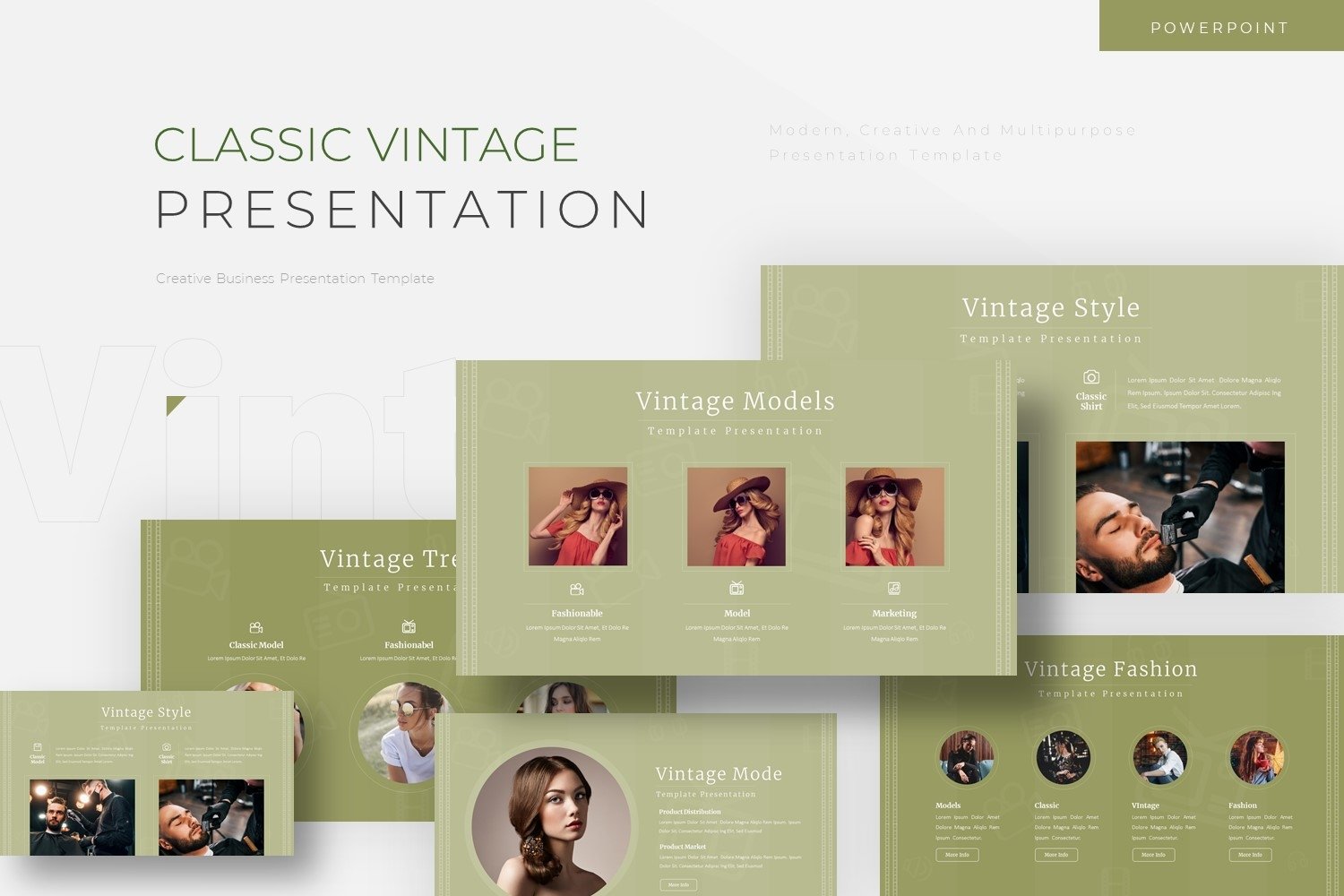 Classic Vintage - Powerpoint Template