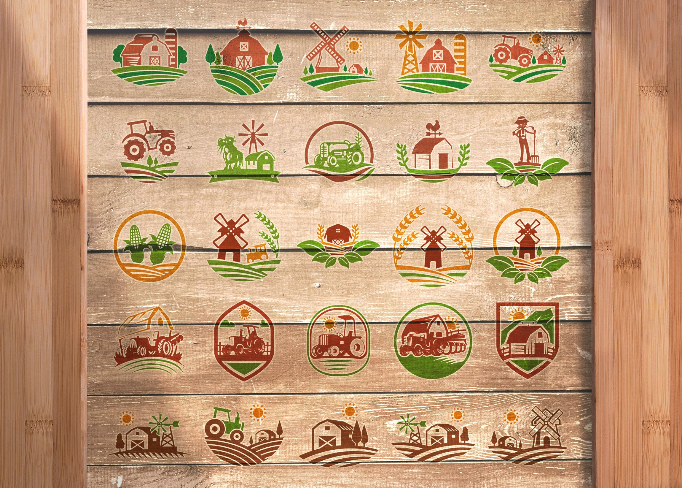 Farm Sweet Farm SVG Bundle (540675) | Illustrations | Design Bundles
