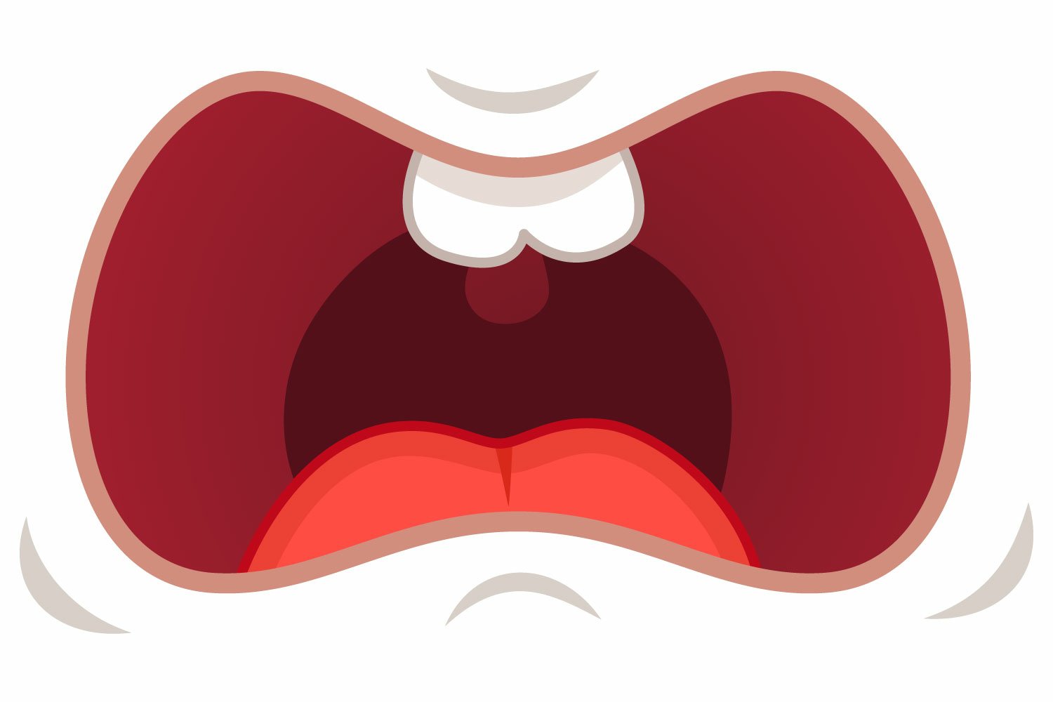 Cartoon Mouth Open