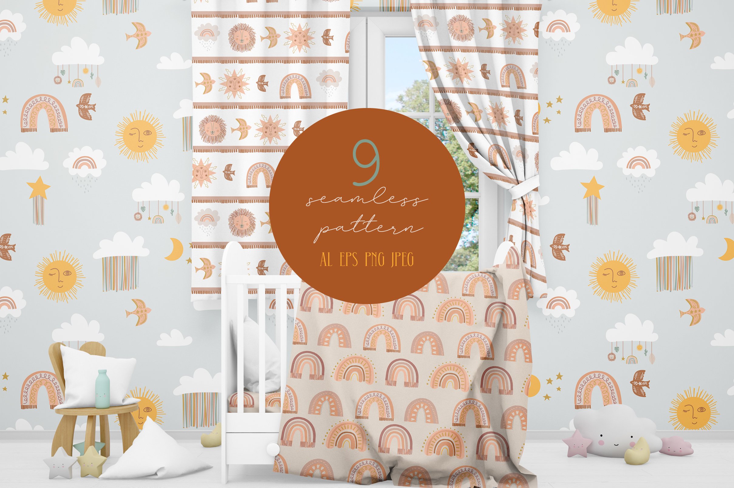Boho Baby (647433) | Illustrations | Design Bundles