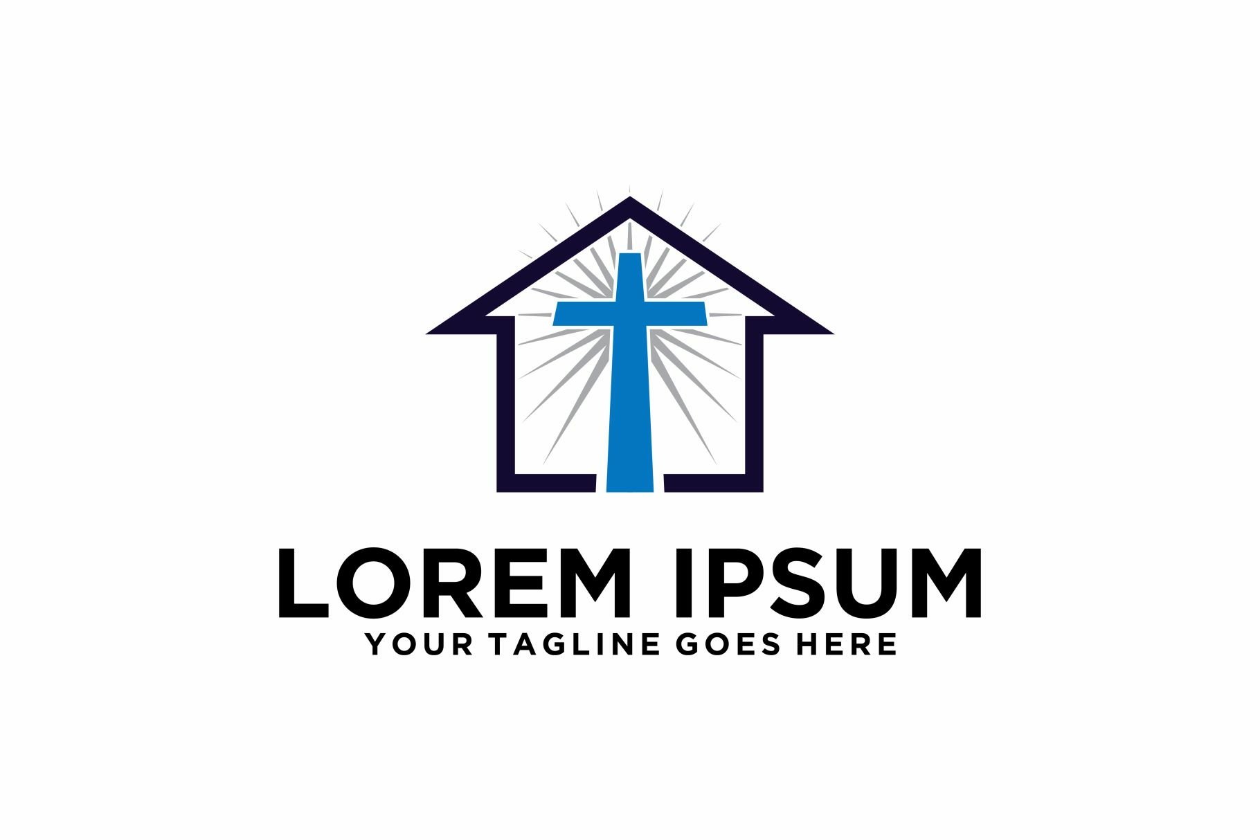 Logo With Cross And Now