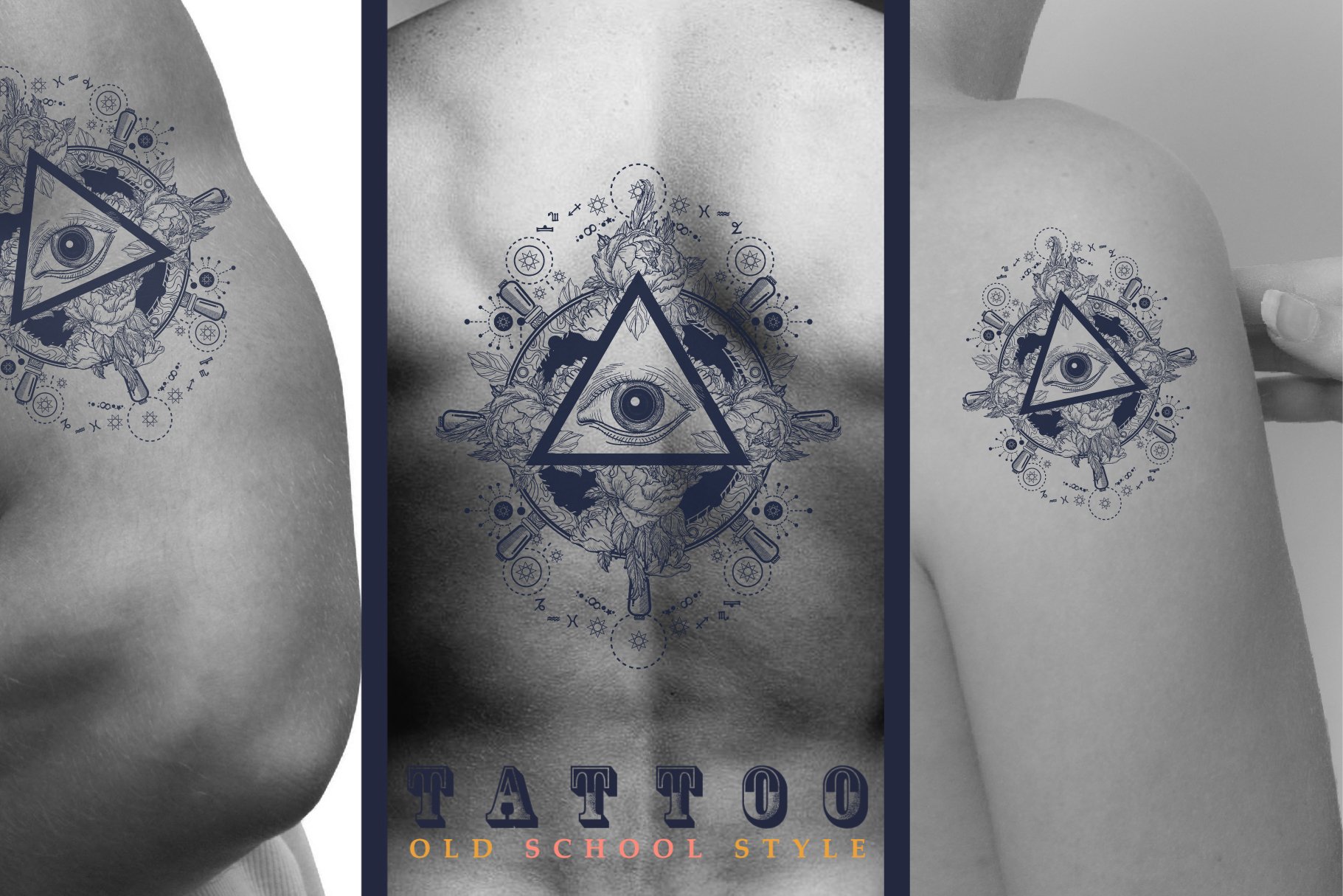 All seeing eye tattoo (719651) | Illustrations | Design Bundles