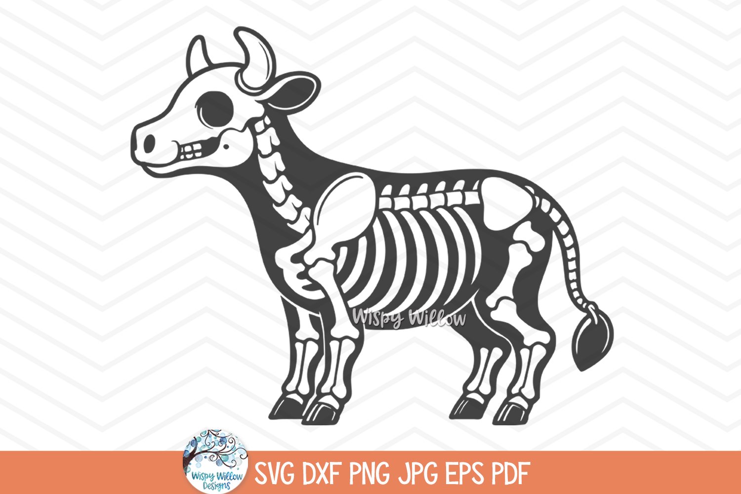 Bovine Skeleton Diagram Cow Bovine Veterinary Skeletal Anatomy Chart