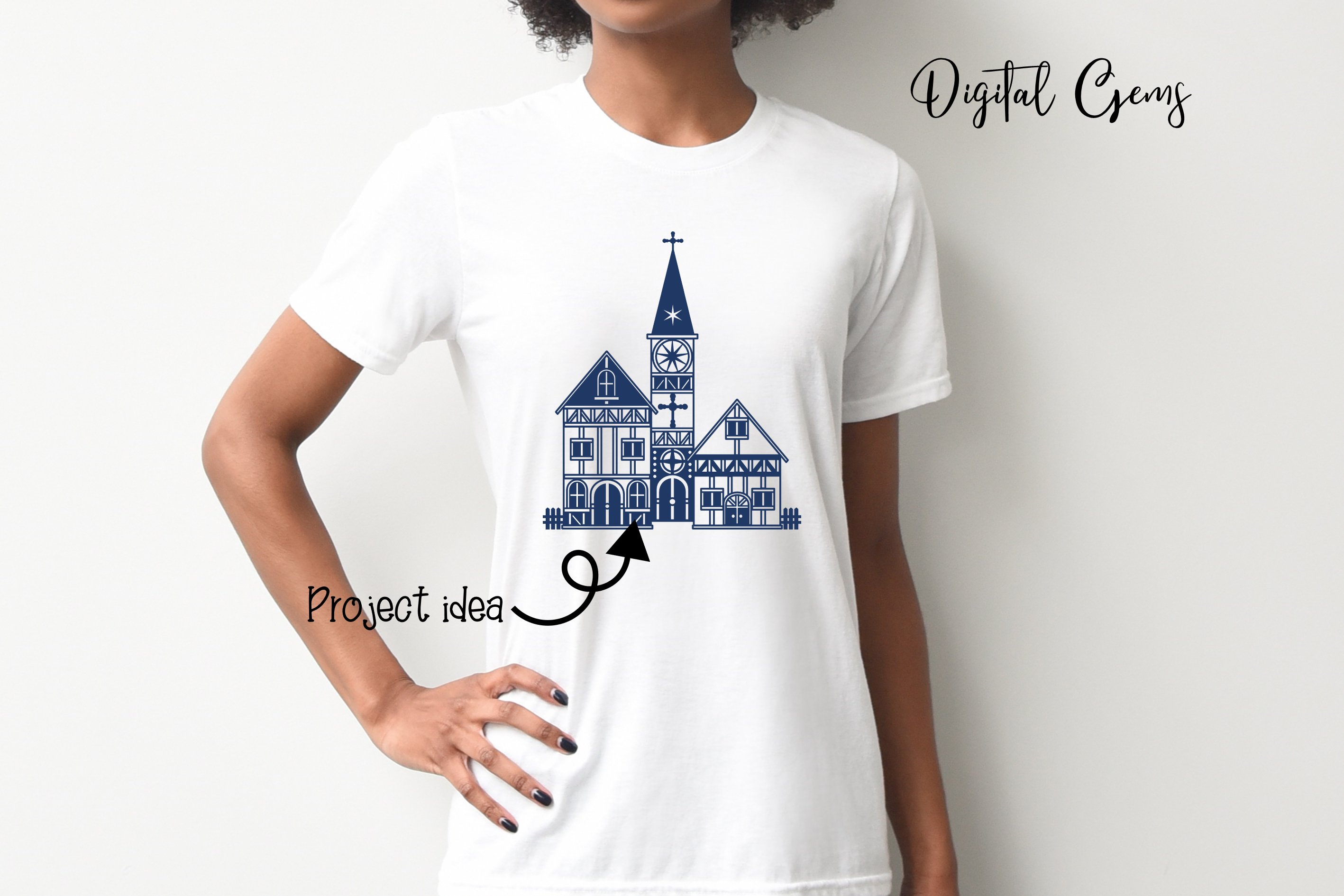 Church paper cut design SVG / DXF / EPS / PNG files (406496) | SVGs ...