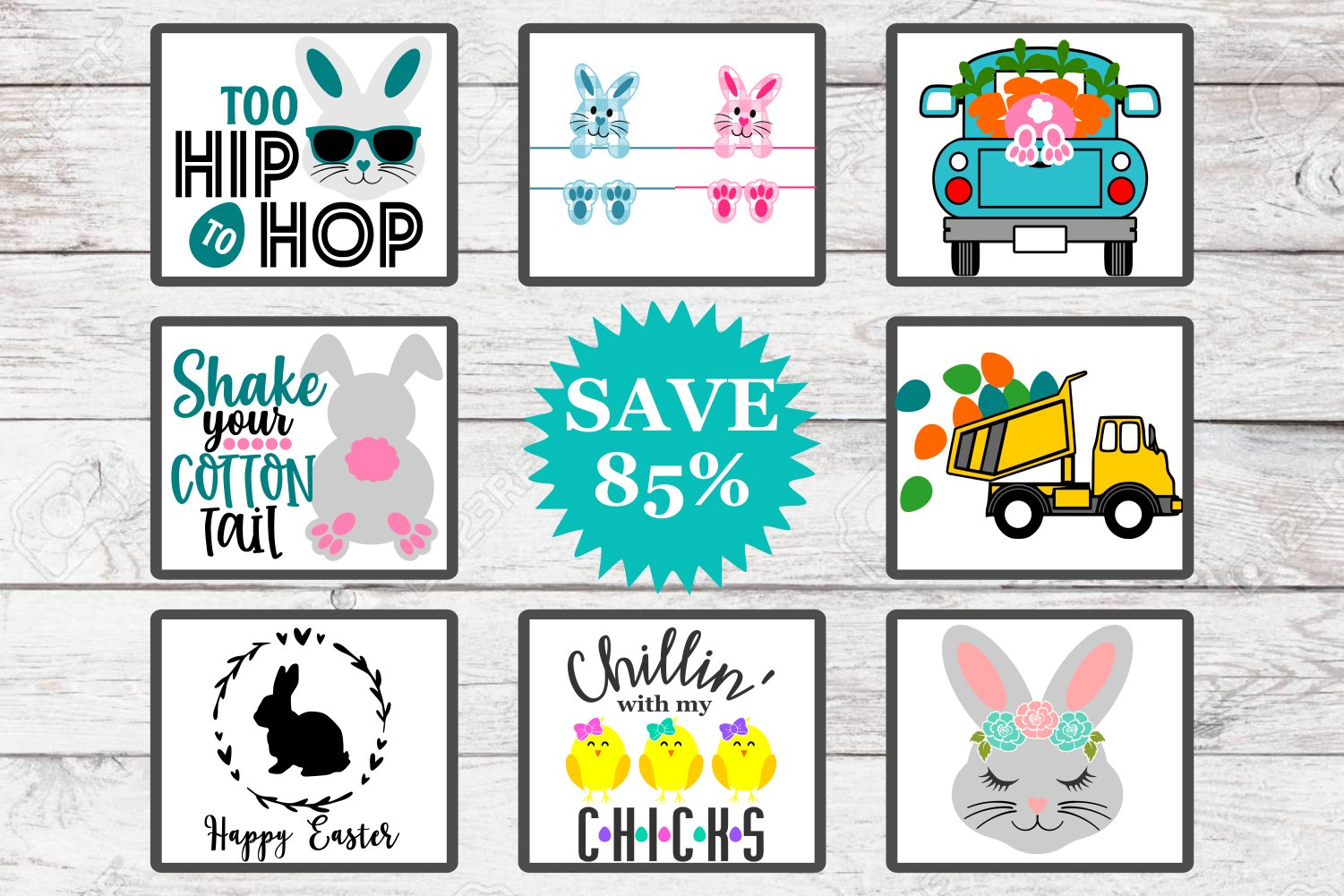 Mega Easter Bundle - A Easter SVG Cut File Collection (231374) | Cut Files | Design Bundles
