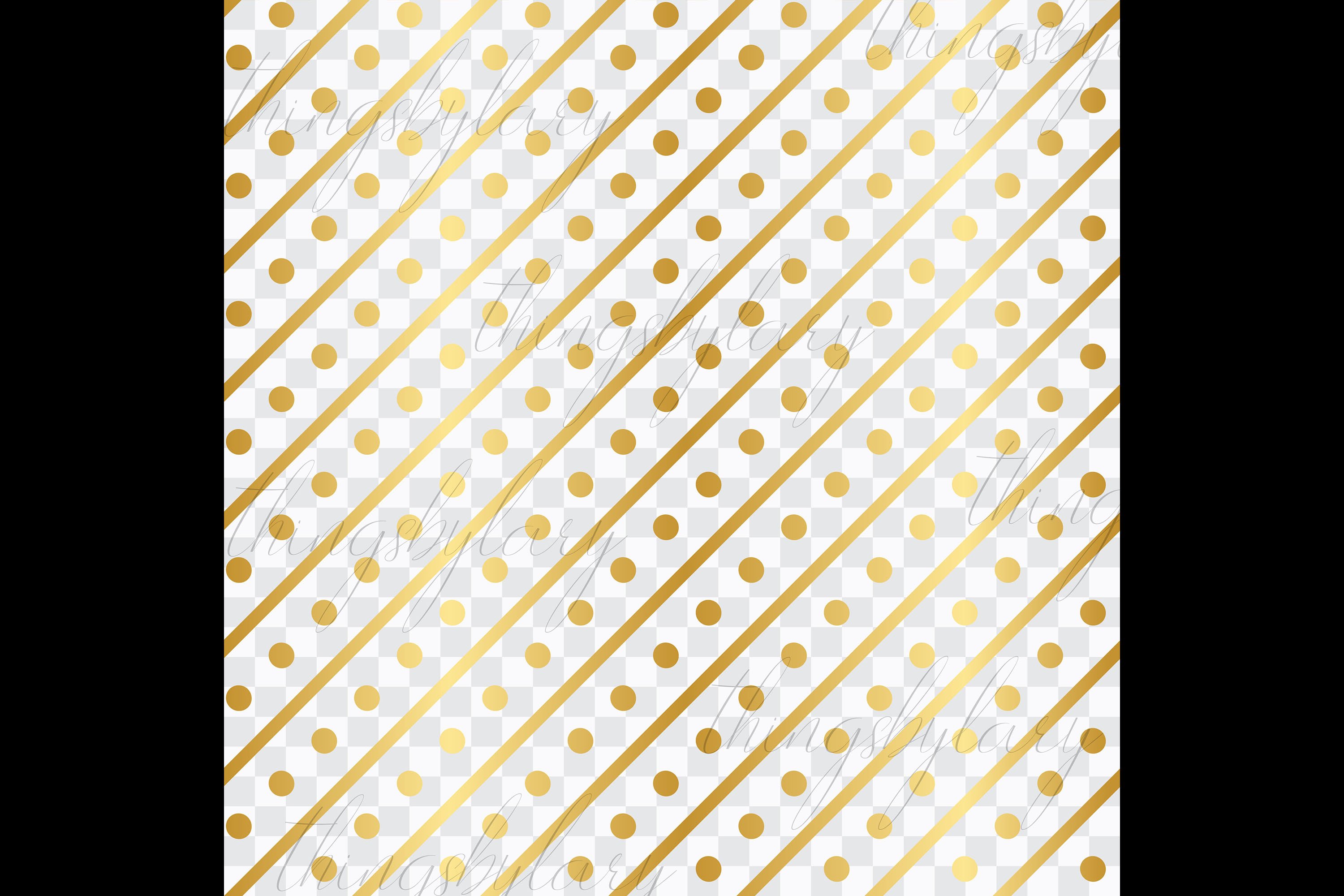 16 Seamless Gold Minimalist Dot Overlay Transparent Papers (135151 ...