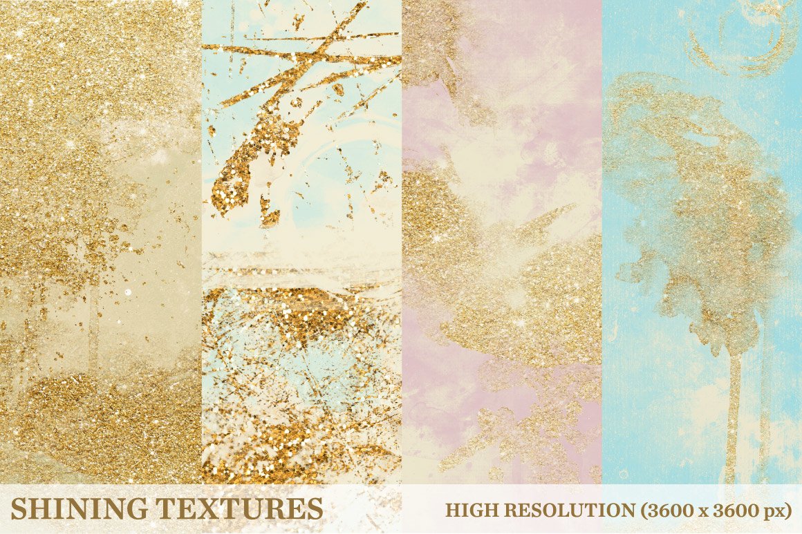 Shining Textures (173793) | Textures | Design Bundles