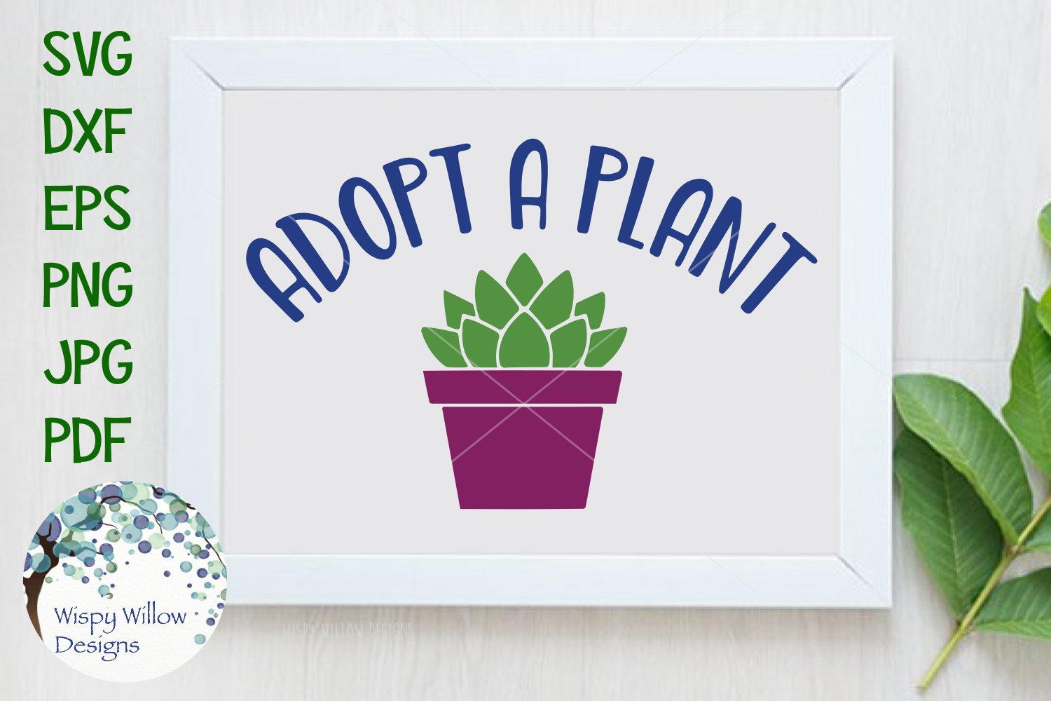 Adopt A Plant SVG (168997) | SVGs | Design Bundles