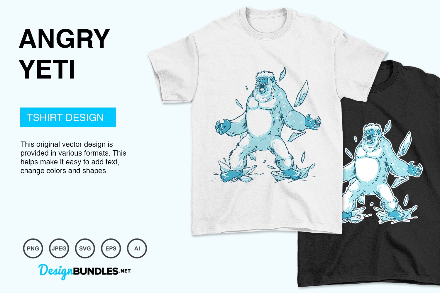 Angry Yeti Vector Illustration