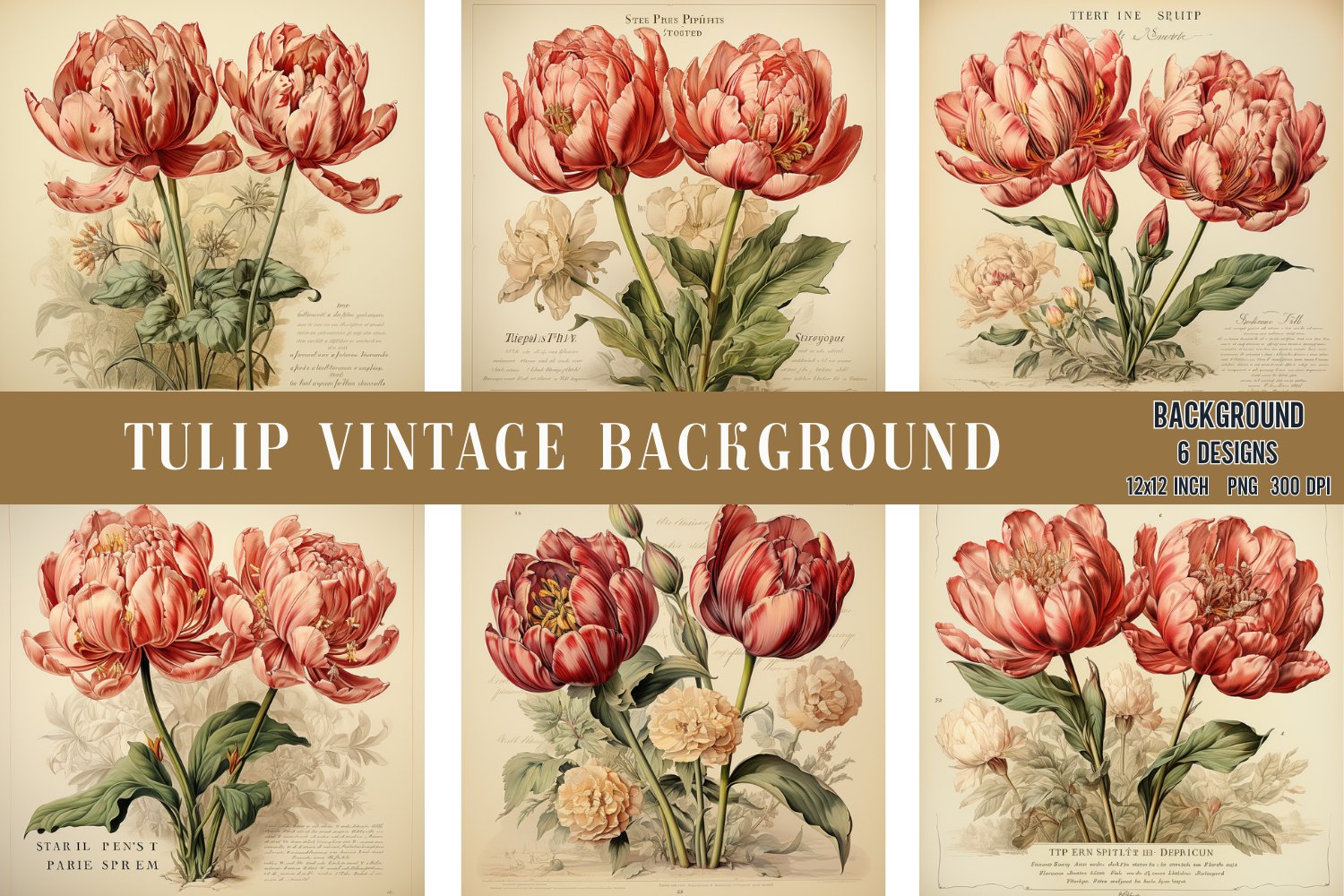 Tulip Background Paper