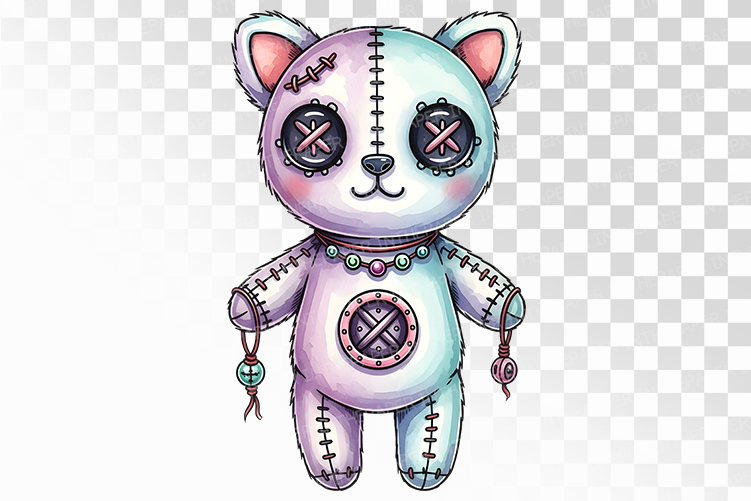 Cute Voodoo Doll Drawing