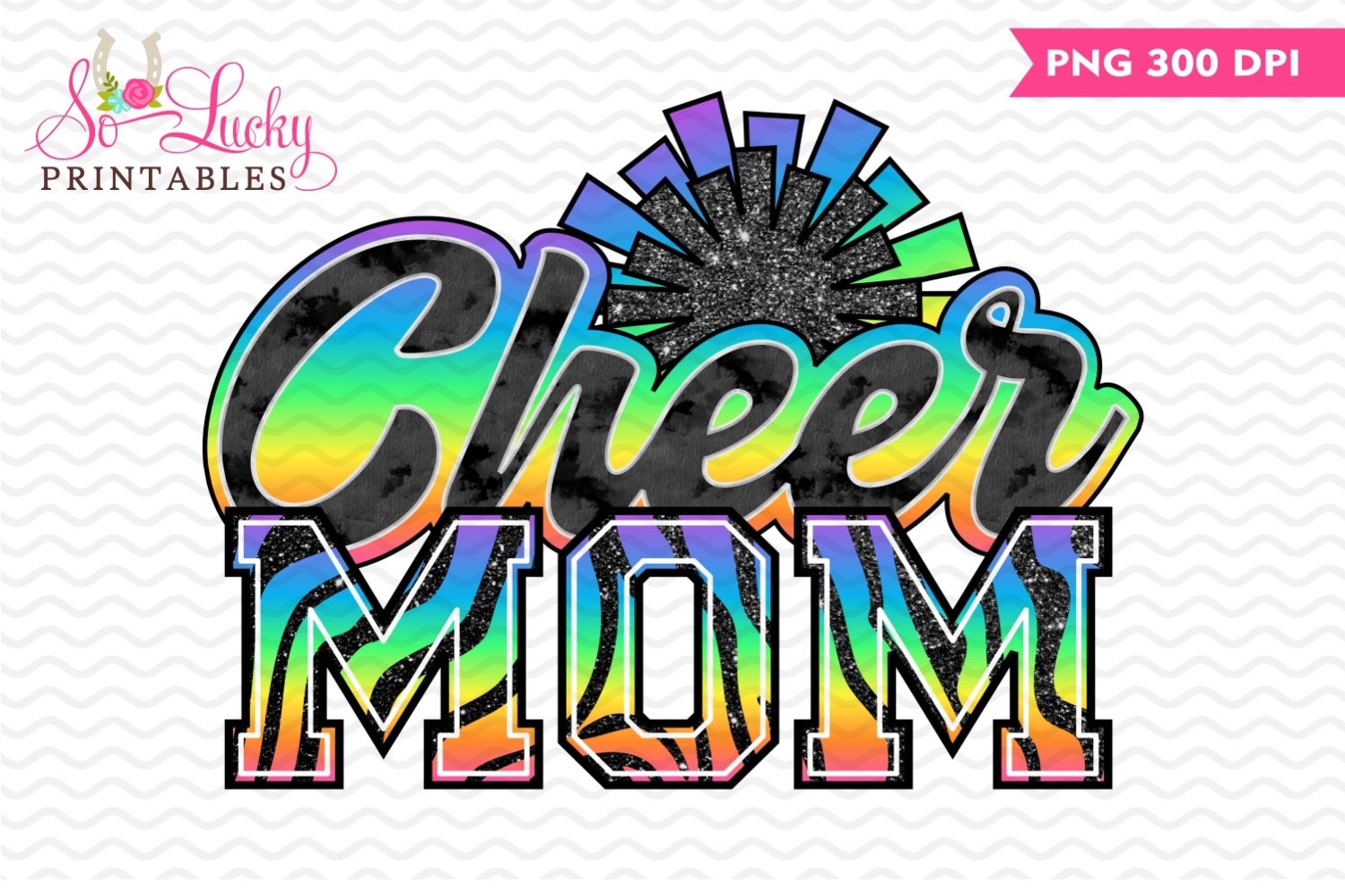 Digital Art & Collectibles Drawing & Illustration Cheer Mom Cheetah and ...