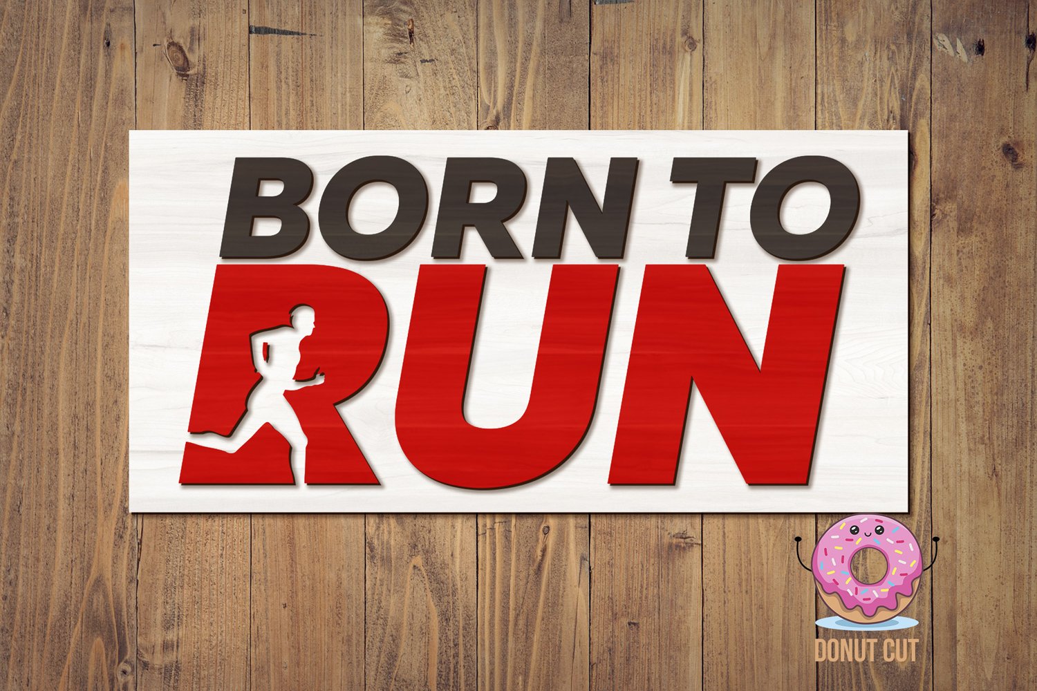 Running Sign laser cut files SVG for Glowforge, Cricut (1448921 ...