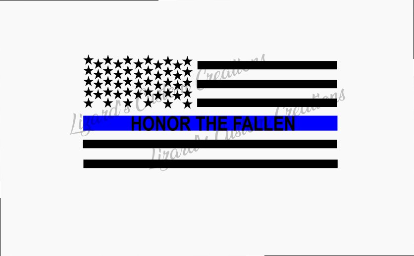 Honor the Fallen - Police (94572) | SVGs | Design Bundles