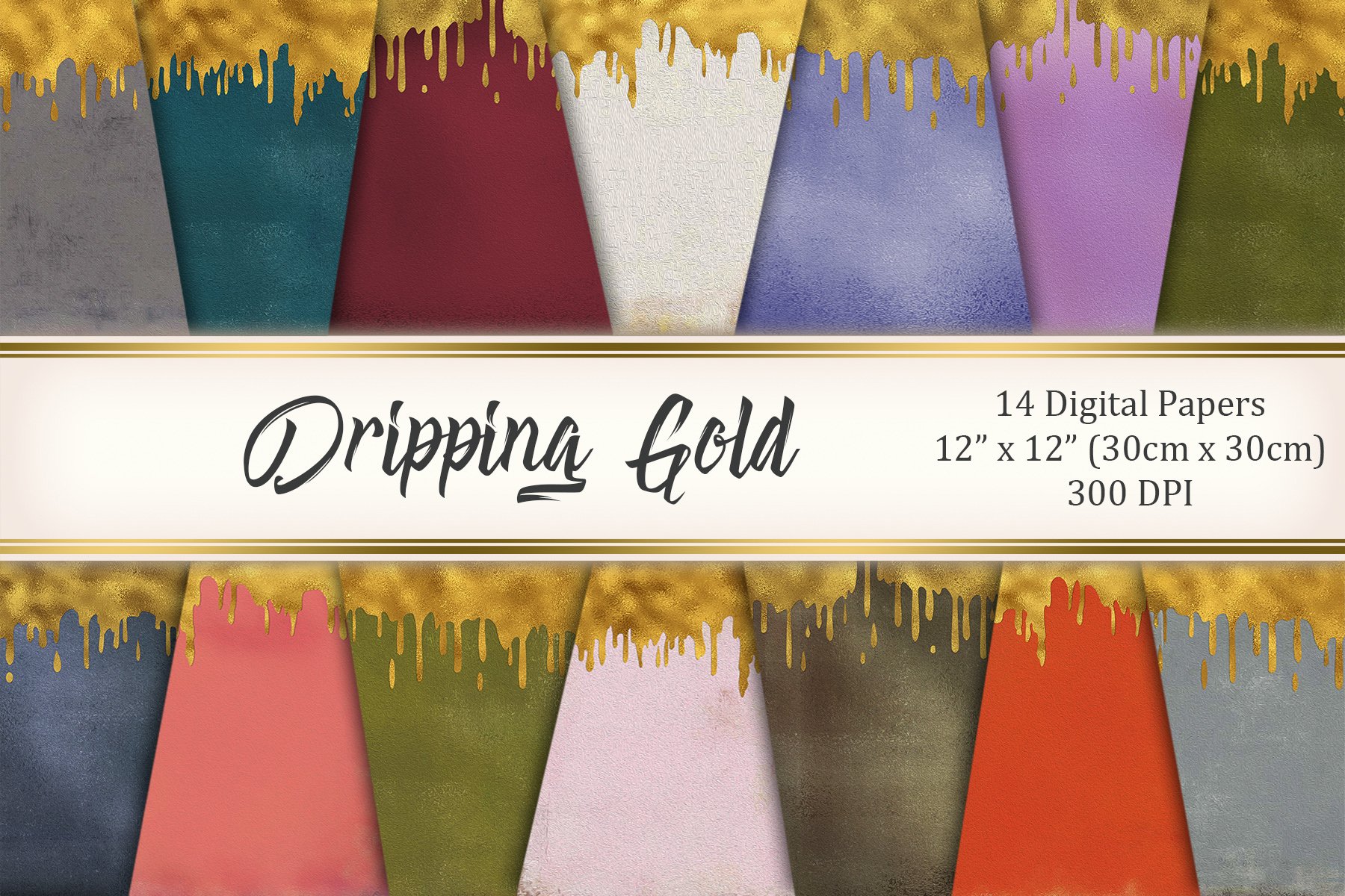 Dripping Gold (447064) | Textures | Design Bundles