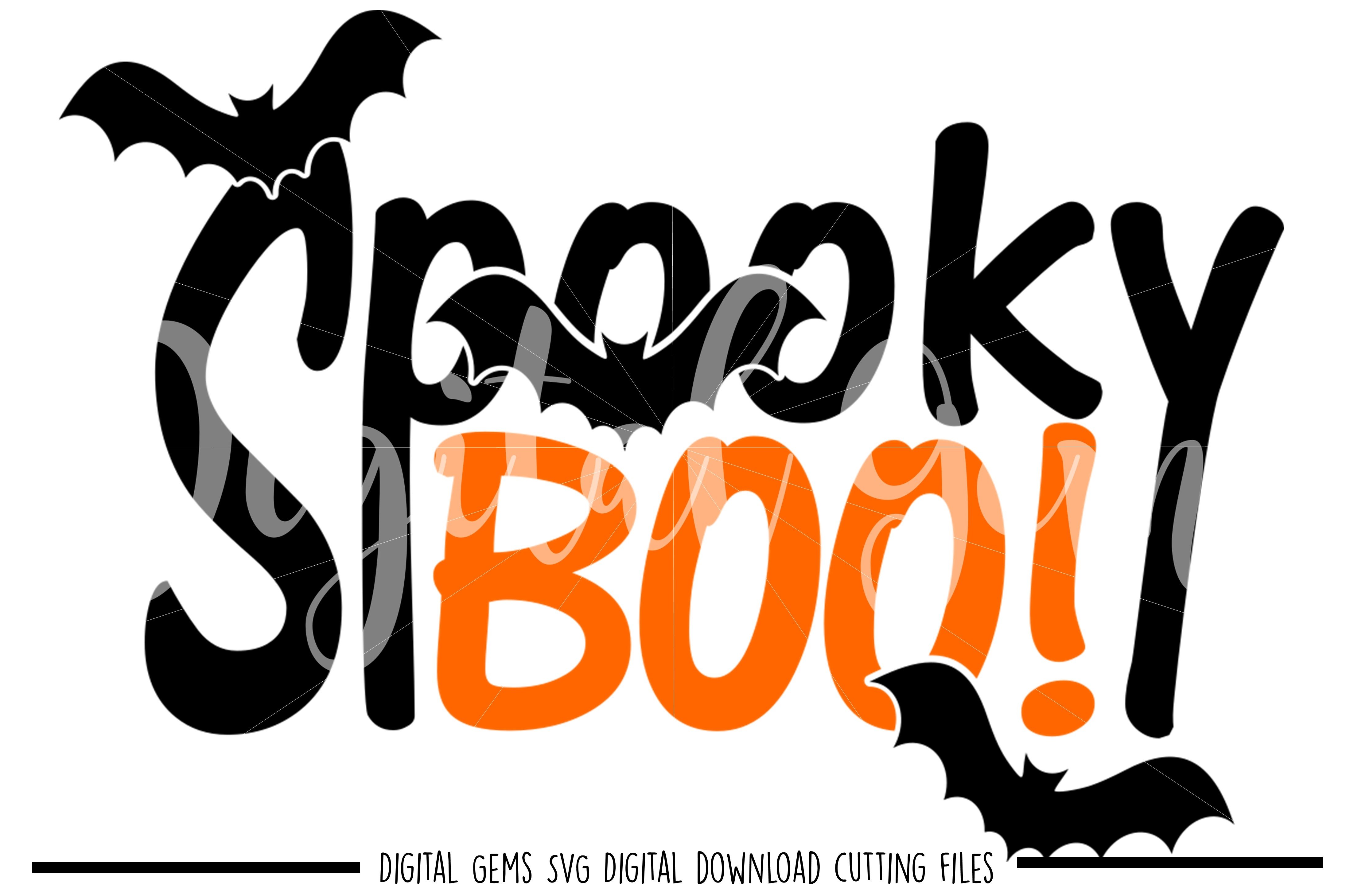 Halloween Spooky Boo SVG / PNG / EPS / DXF files (32990) | SVGs ...