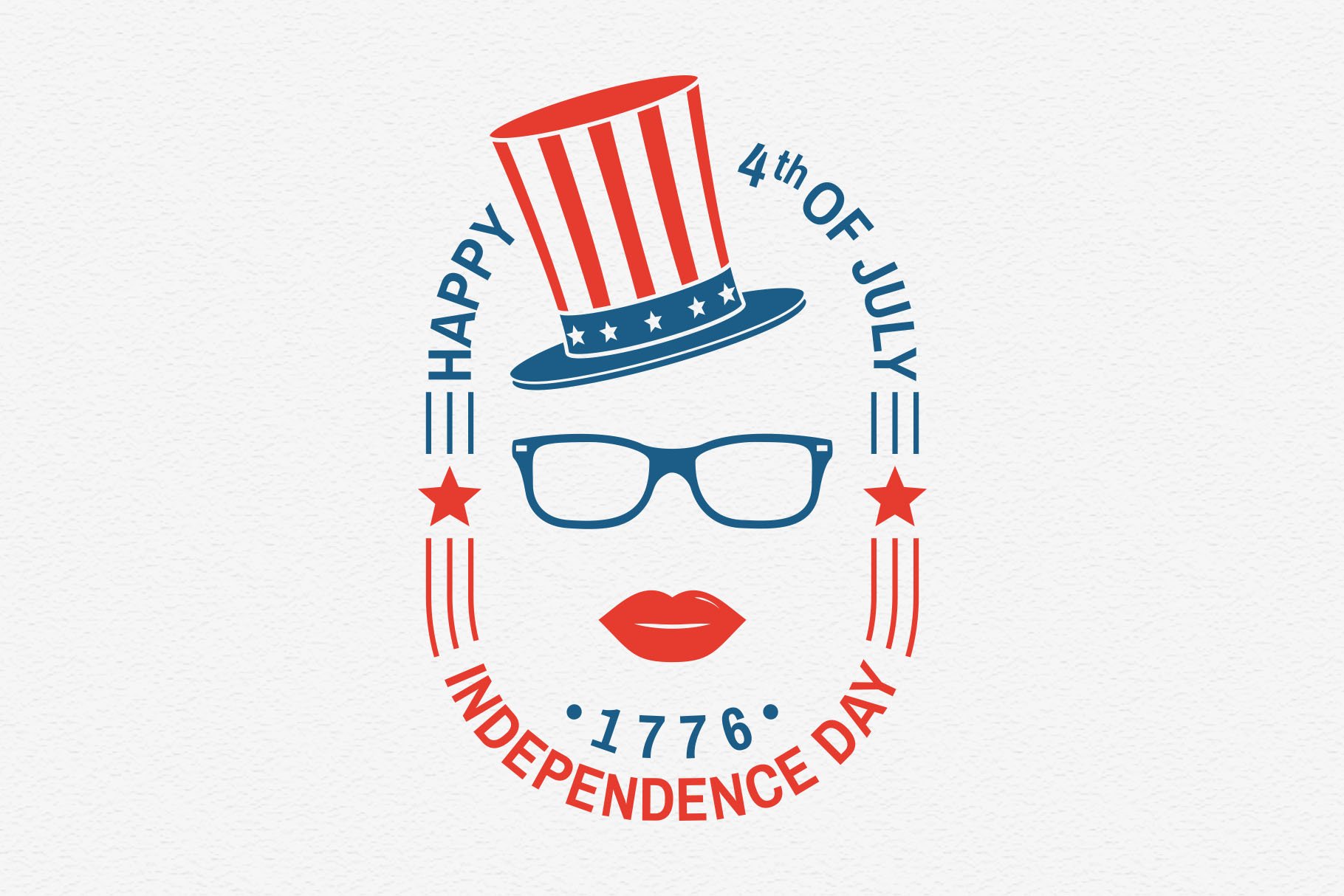 4th of July Badges/Logos/Cards (576628) | Logos | Design Bundles