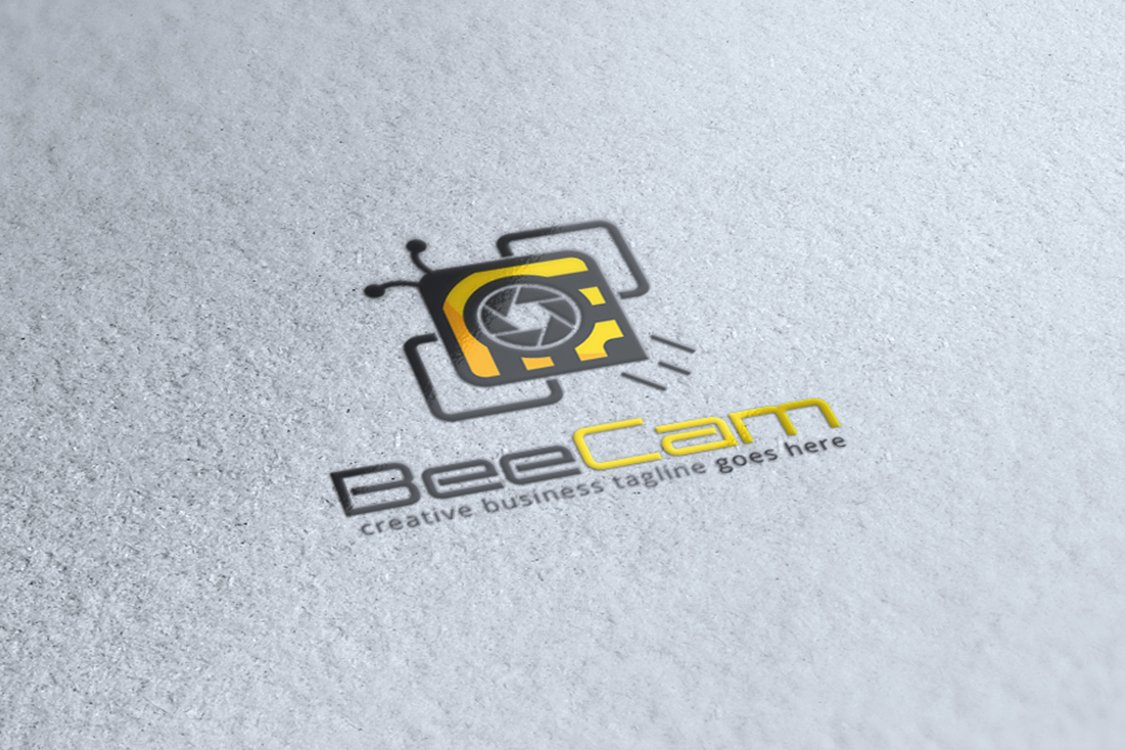 Bee Camera Logo (422978) | Logos | Design Bundles