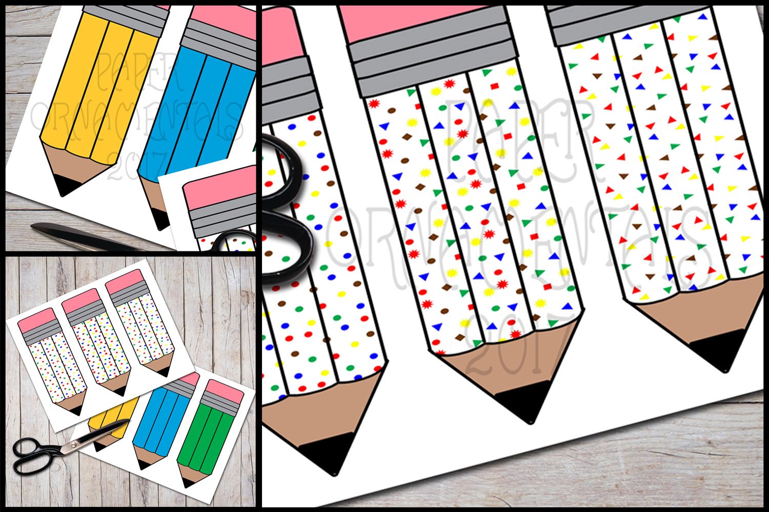 Pudgy Pencils Printable Bookmark Set (301197) | Printables | Design Bundles