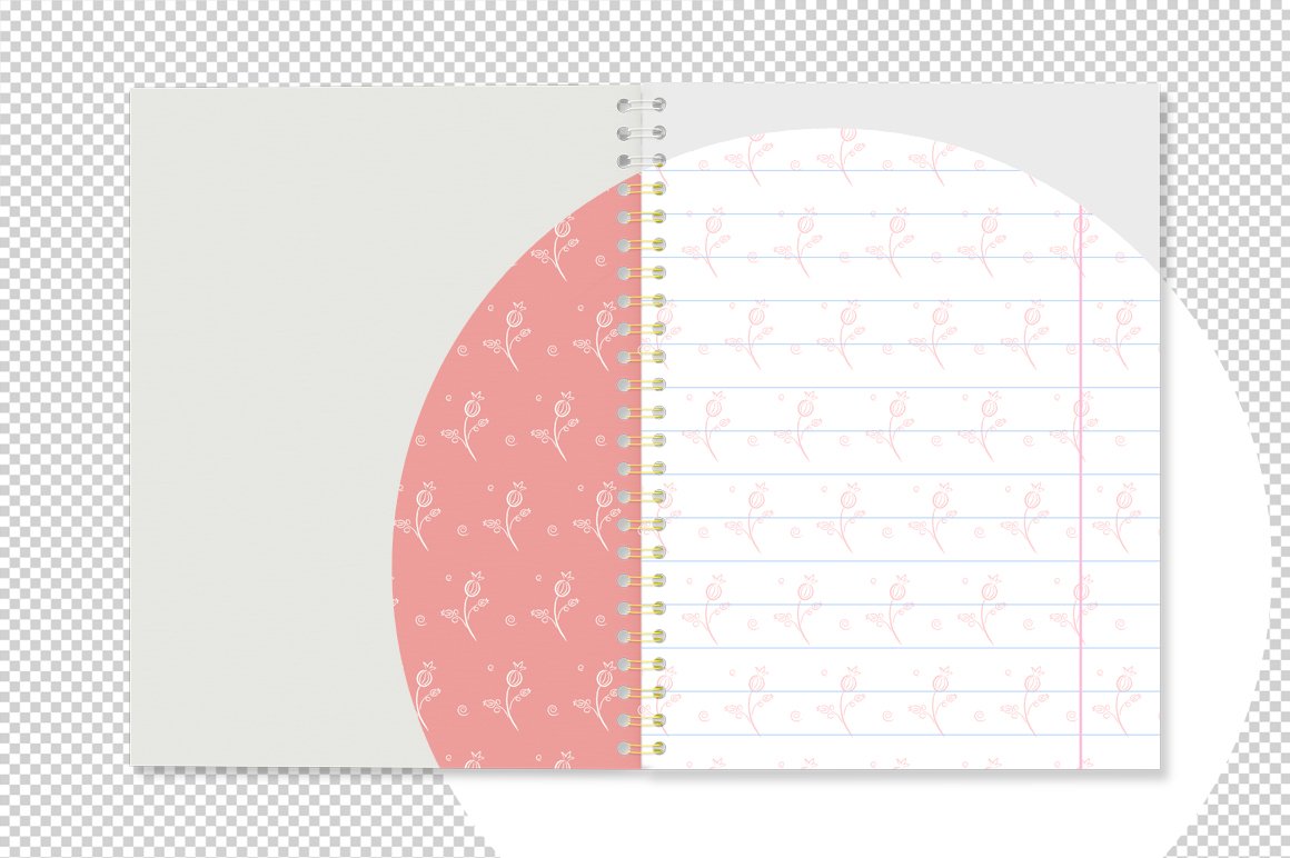 Notebook with spring mockup. Sketchbook mockup. (346704) | Mockups ...