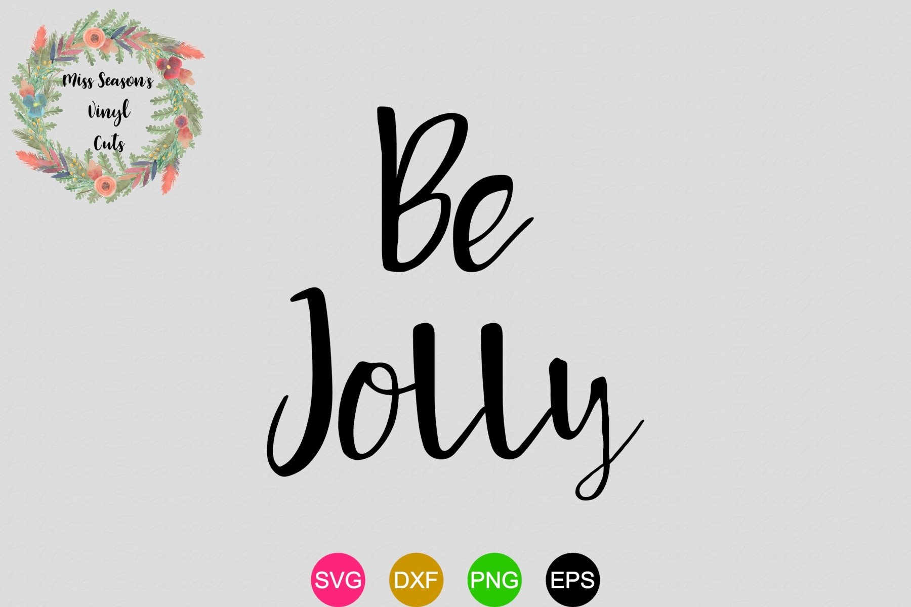 Be Jolly Svg (43596) | SVGs | Design Bundles