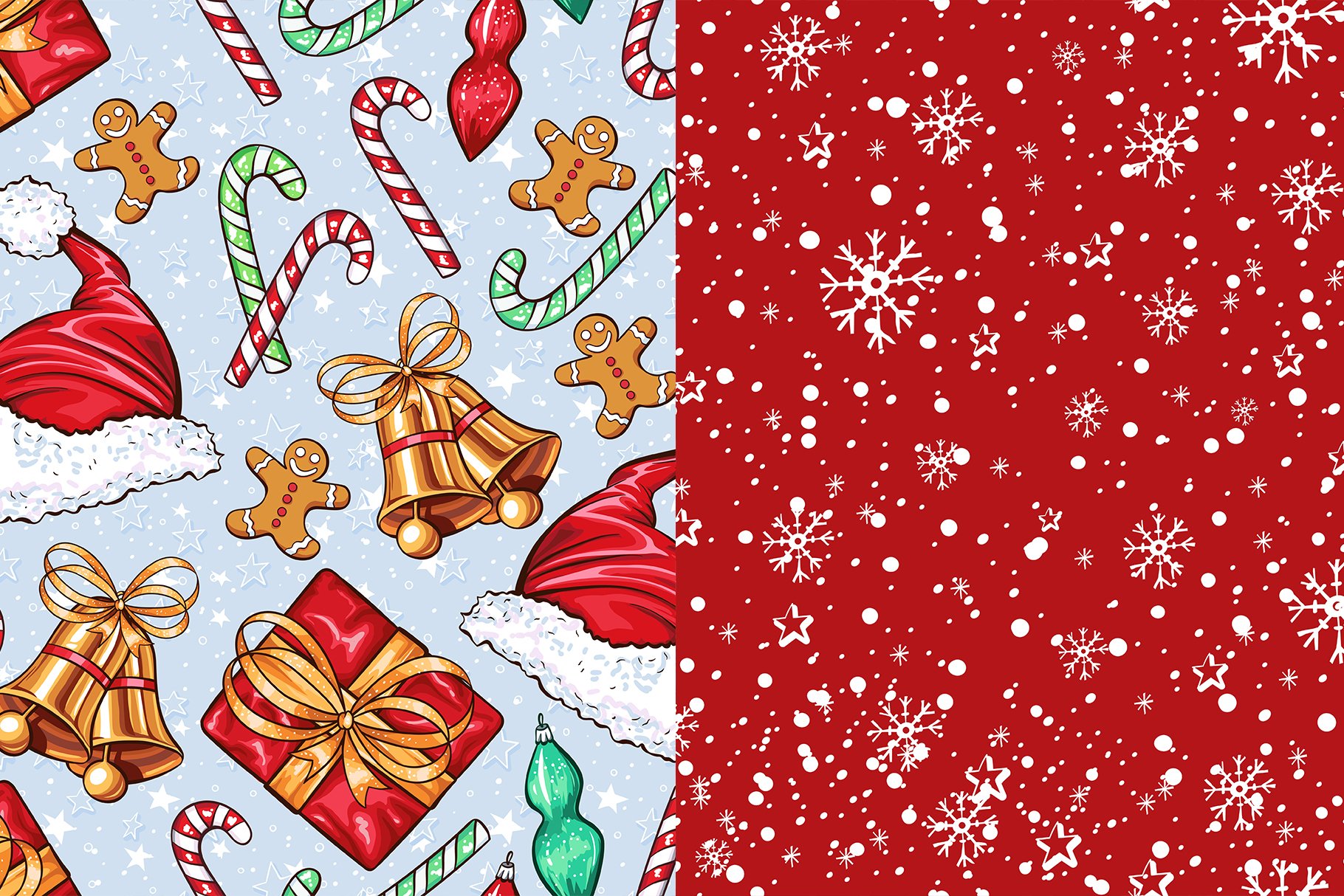 Big Xmas Patterns Collection (384963) | Patterns | Design Bundles