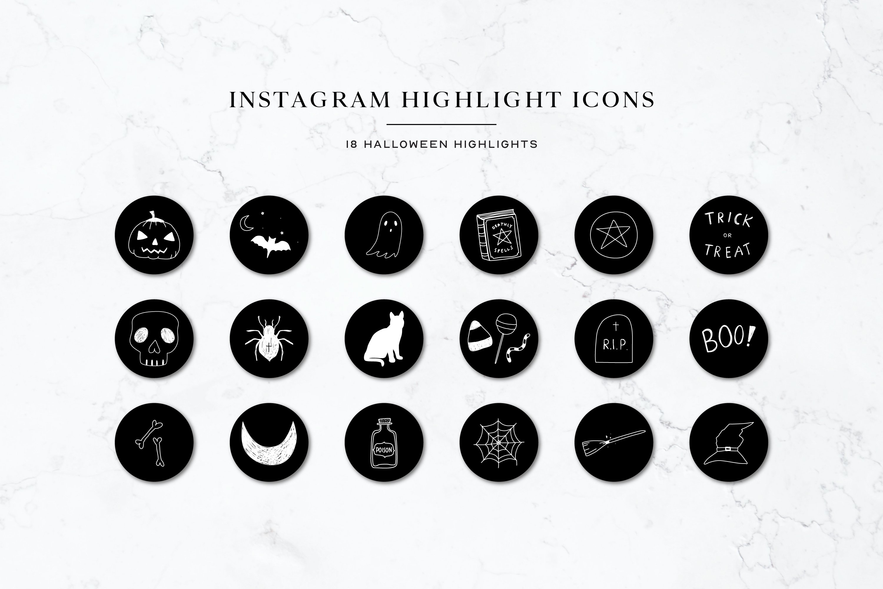 Halloween Instagram Highlights Icons | Instagram Stories
