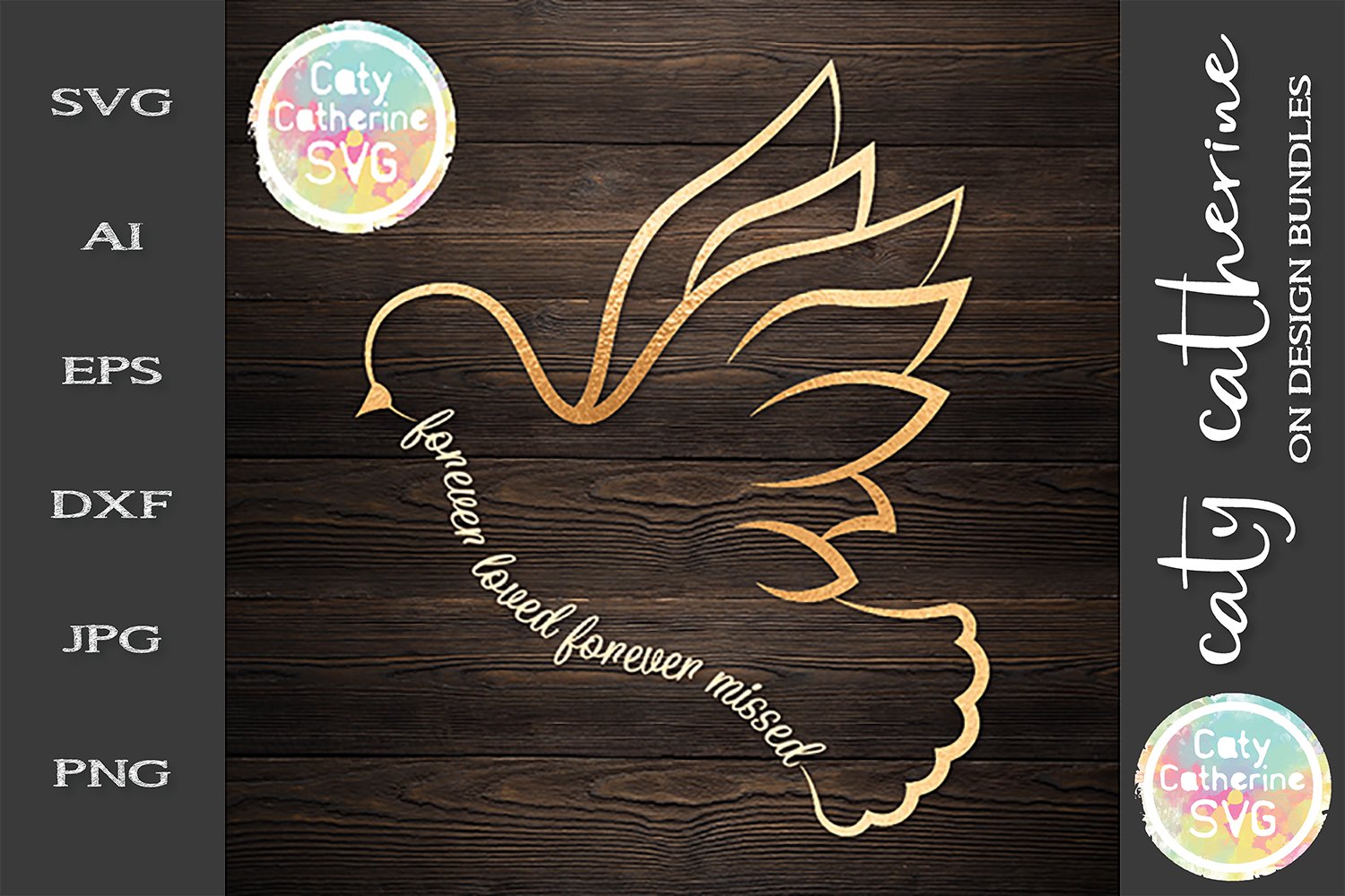 Forever Loved Forever Missed SVG Cut File (245164) | SVGs | Design Bundles