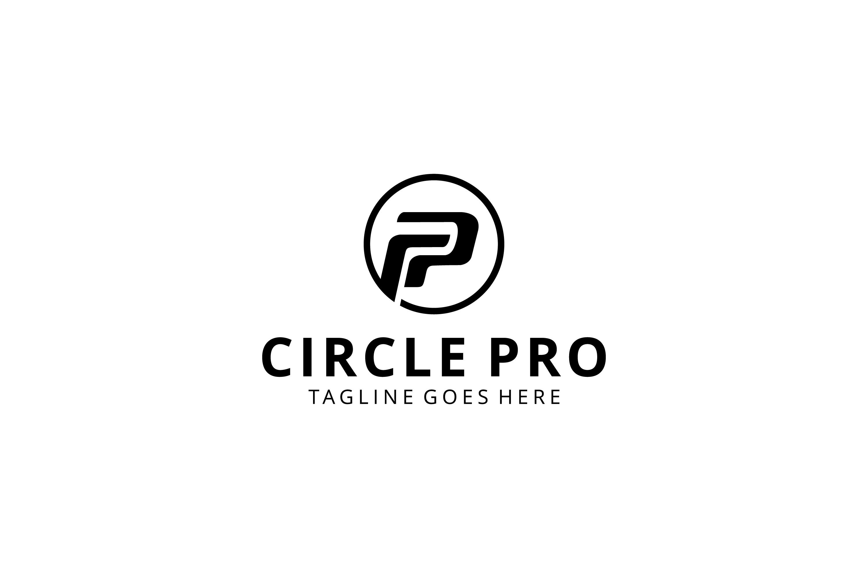 modern P with circle sign (971121) | Logos | Design Bundles