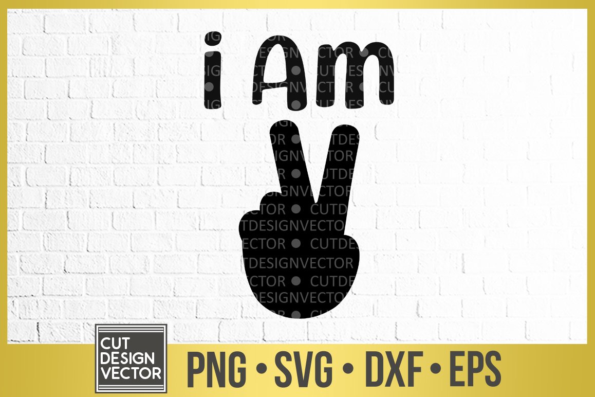 I Am Two SVG (304092) | SVGs | Design Bundles