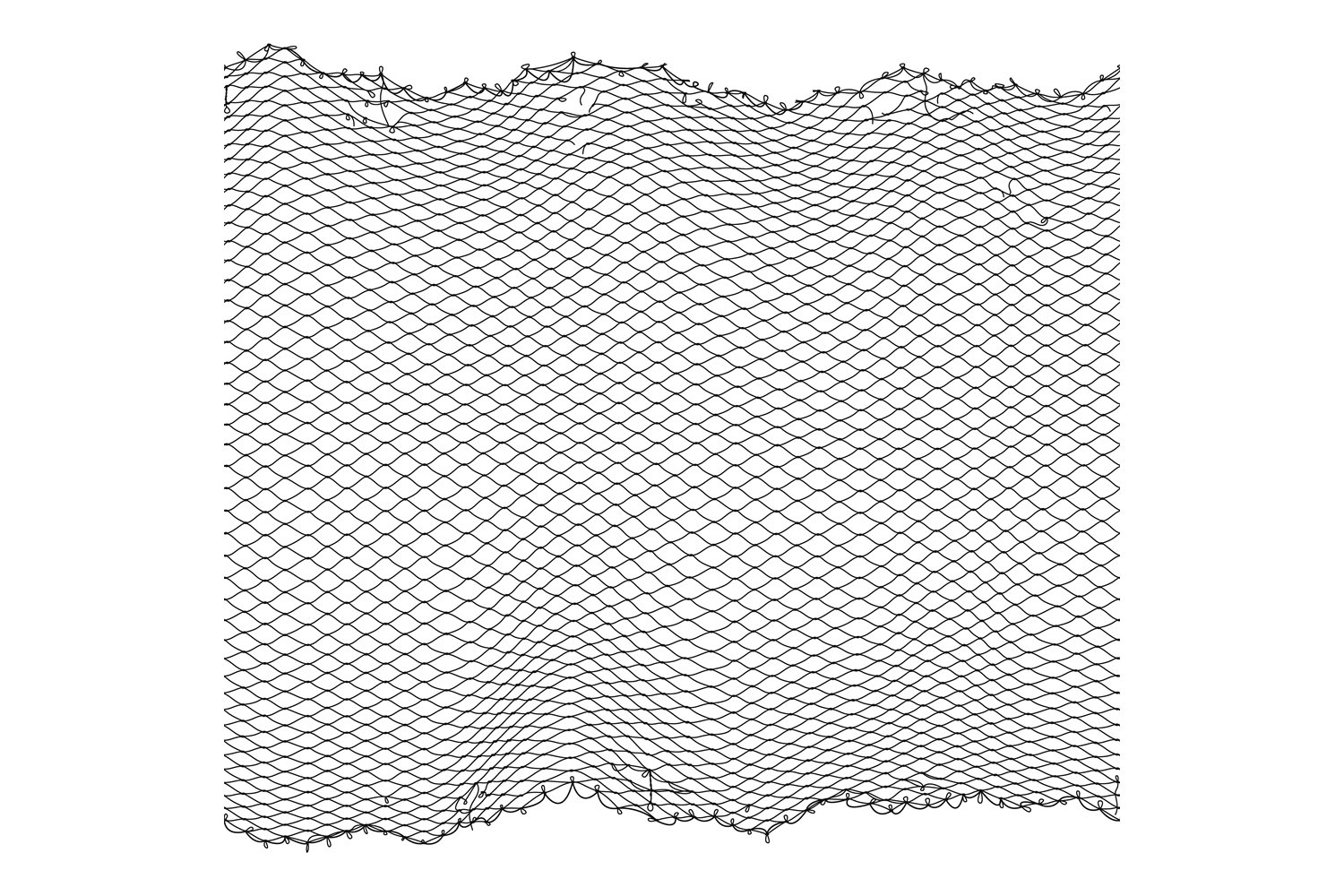 Black fisherman rope net vector seamless texture isolated on (899989 ...