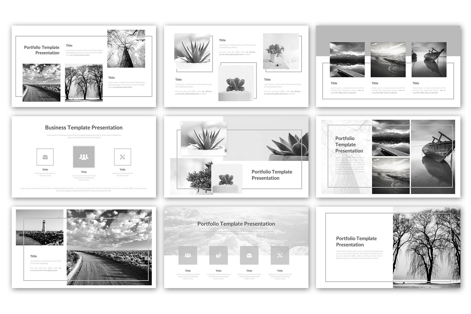 Portfolio - Presentation Template (318010) | Presentation Templates ...