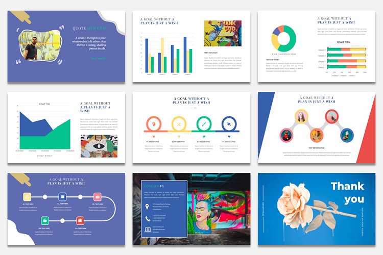 Vantela - Pop Art & Grafitti Google Slide Template (993784) | Google ...